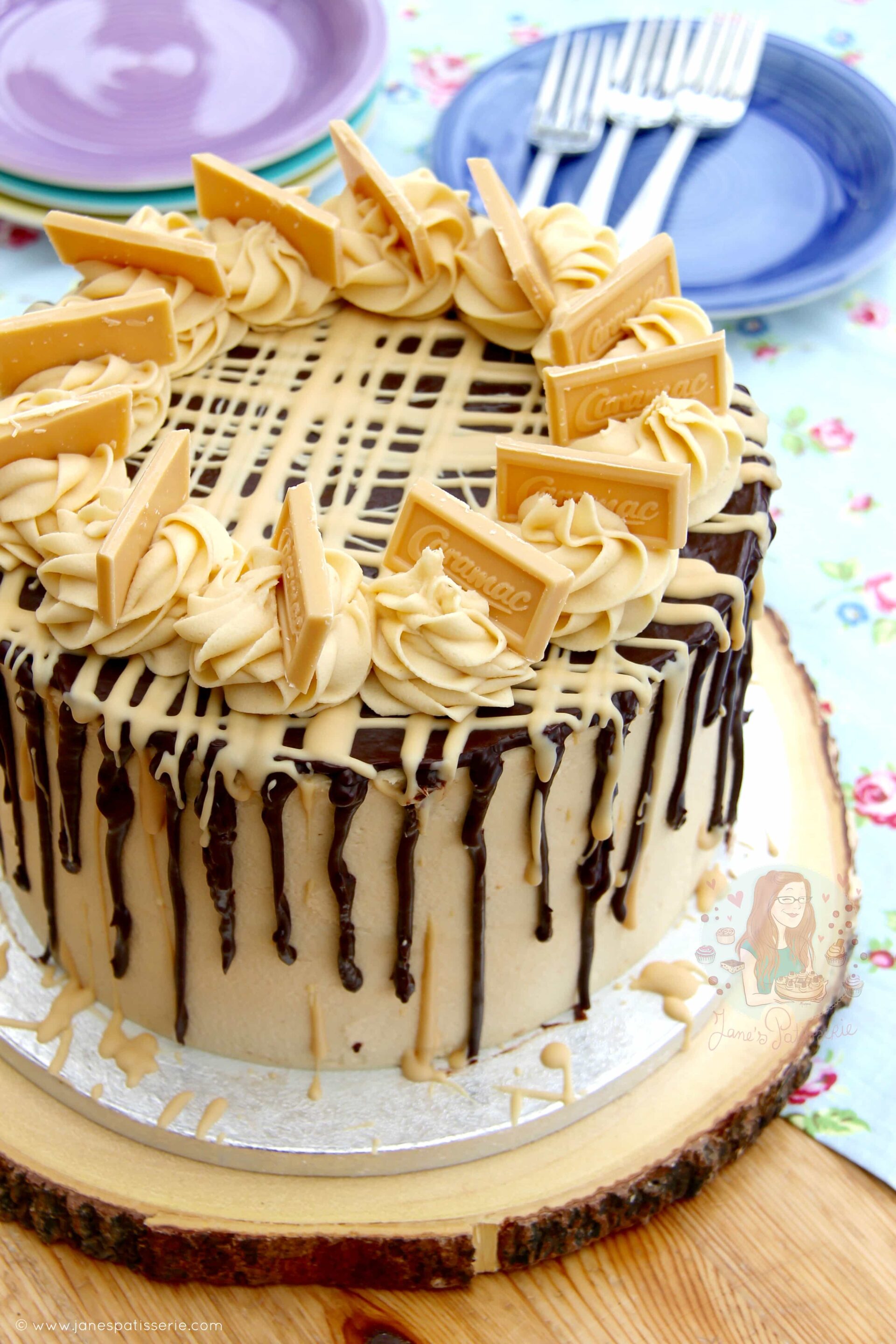 Caramac Drip Cake! - Jane's Patisserie