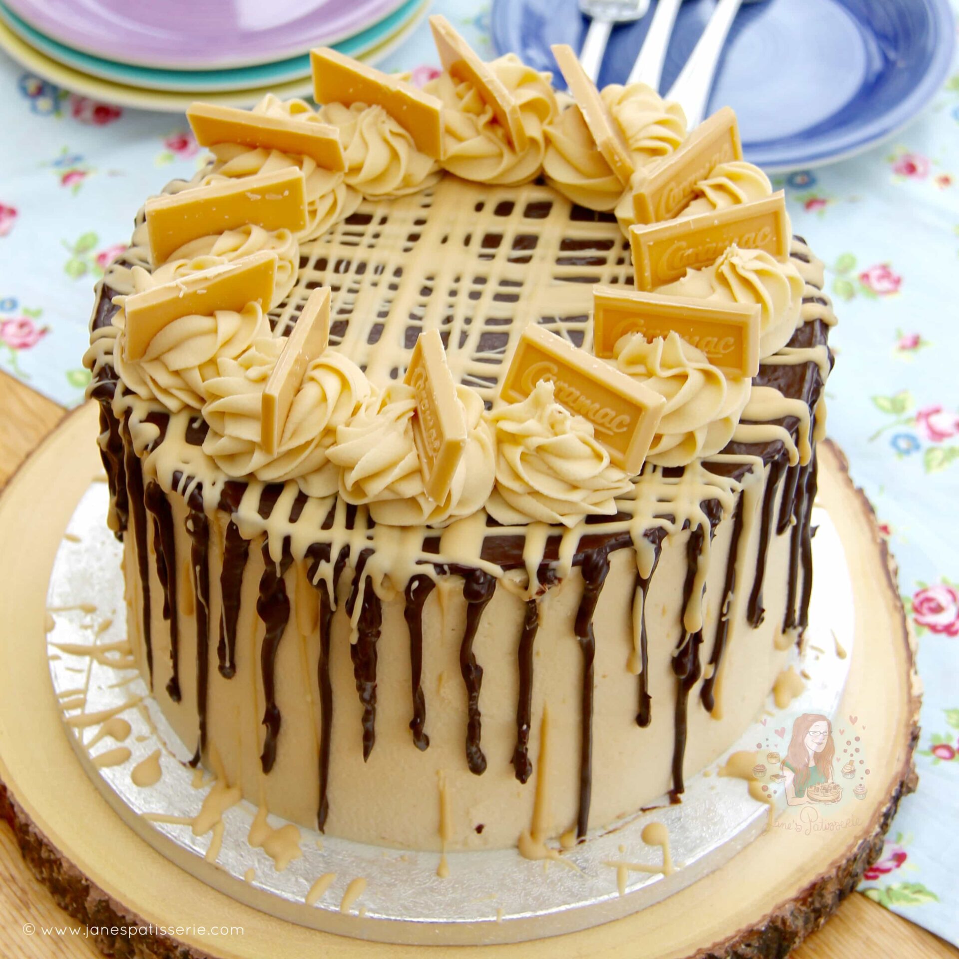 Caramac Drip Cake! - Jane's Patisserie