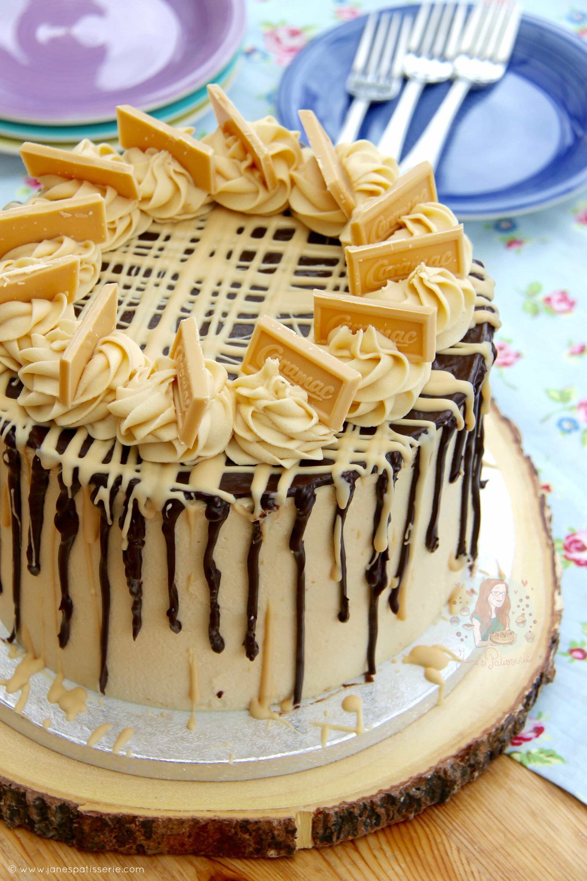 Caramac Drip Cake! - Jane's Patisserie