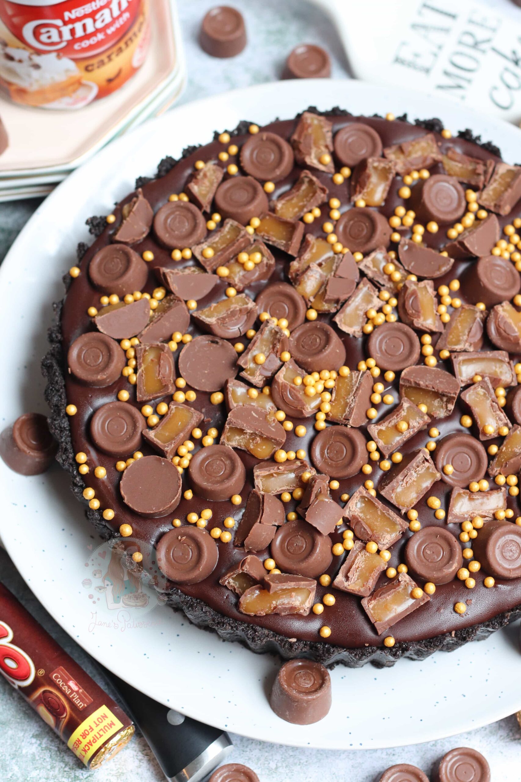 No-Bake Rolo Tart! - Jane's Patisserie