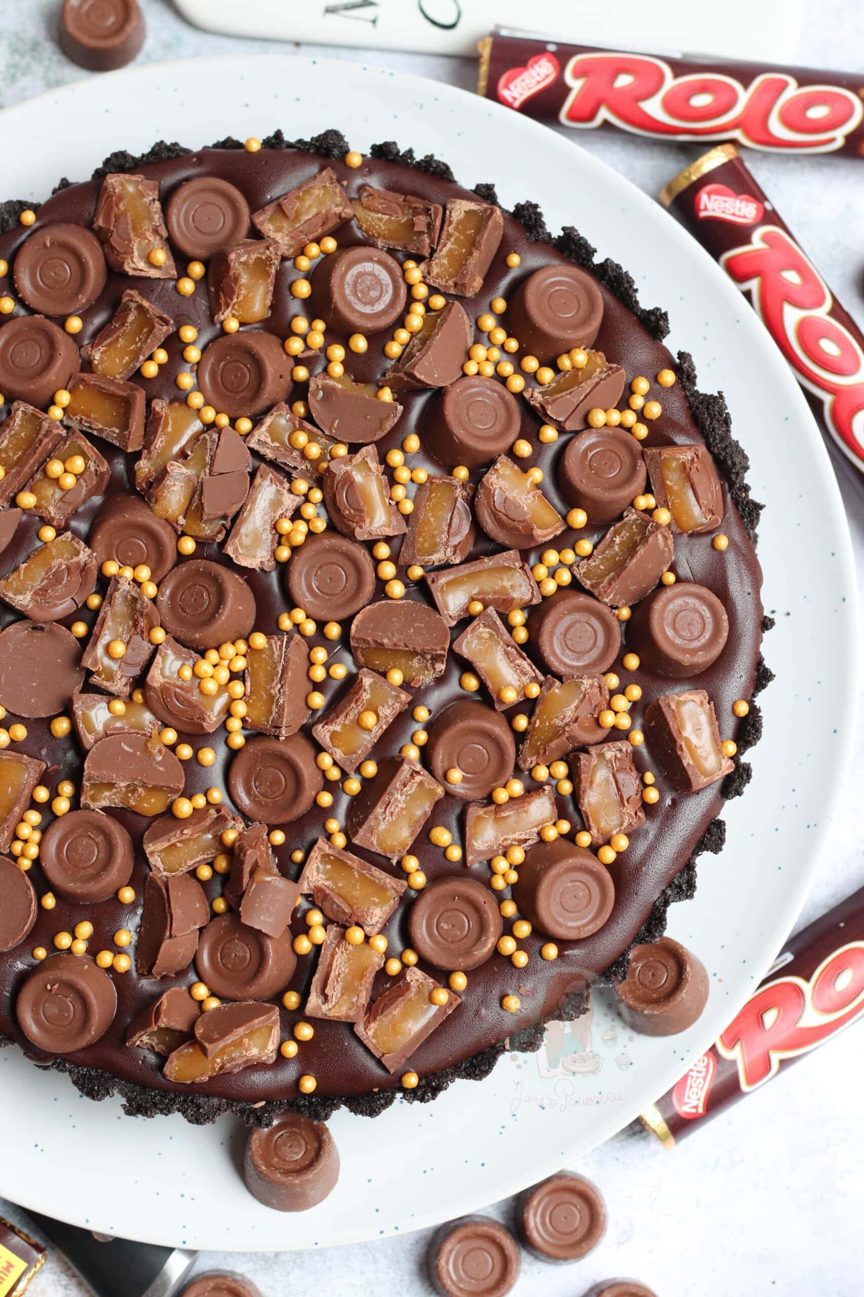 No-Bake Rolo Tart! - Jane's Patisserie