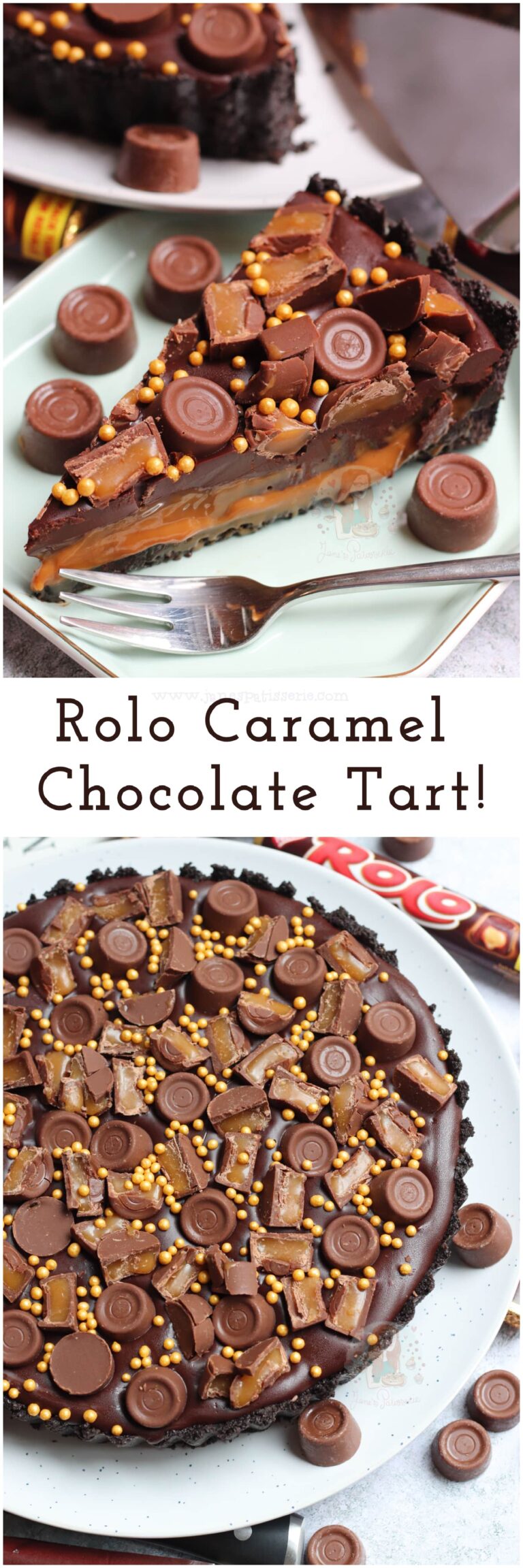 No-Bake Rolo Tart! - Jane's Patisserie