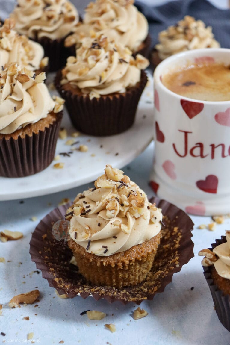 Coffee and Walnut Cupcakes! - Jane's Patisserie