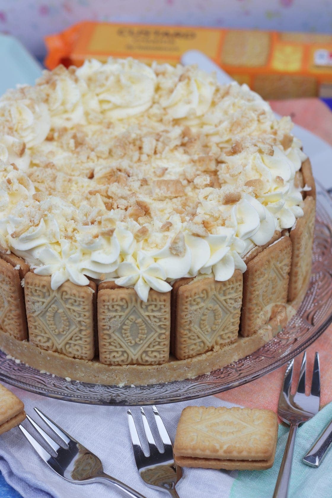 No-Bake Custard Cream Cheesecake! - Jane's Patisserie