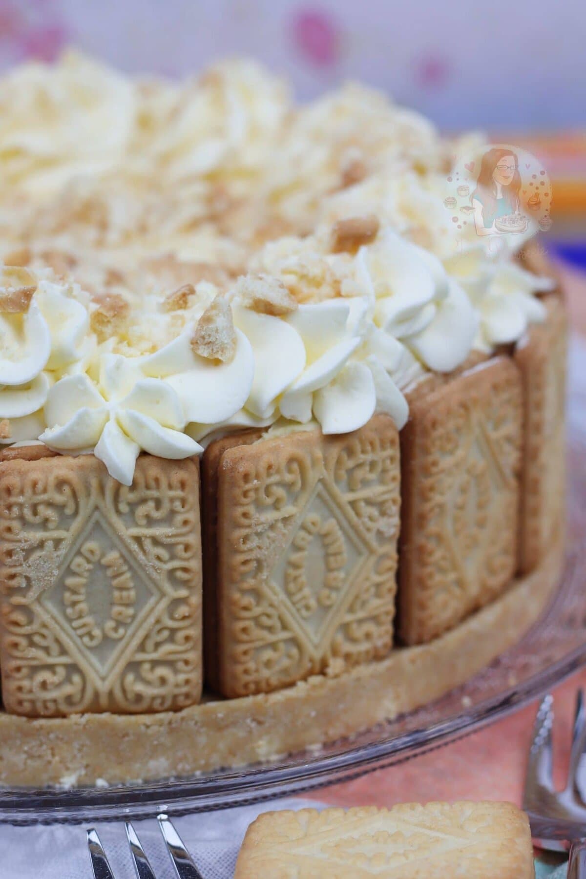 No-Bake Custard Cream Cheesecake! - Jane's Patisserie