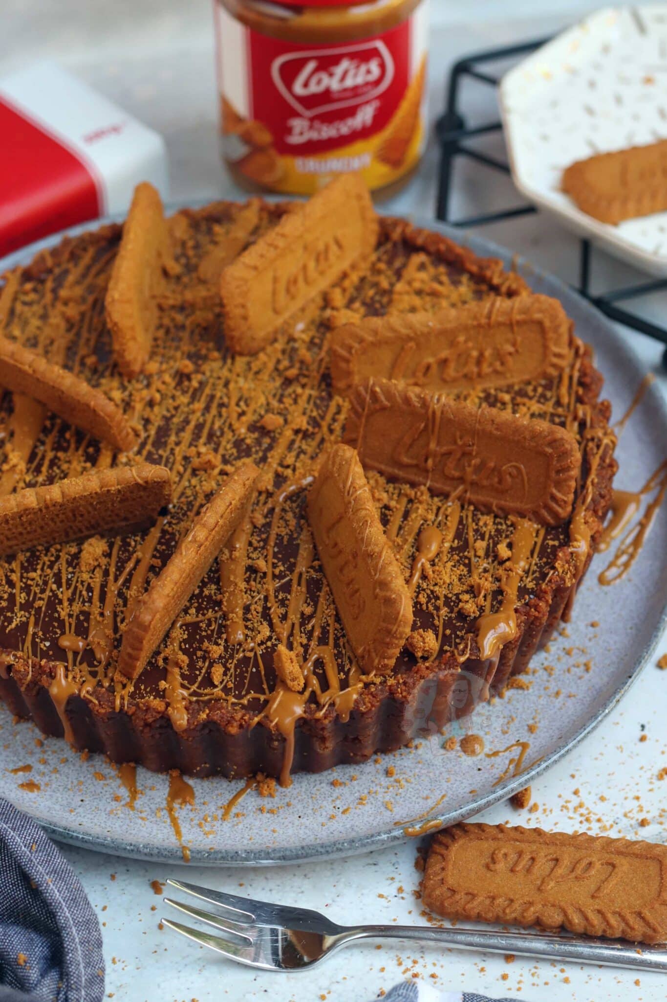 No-Bake Biscoff Tart! - Jane's Patisserie