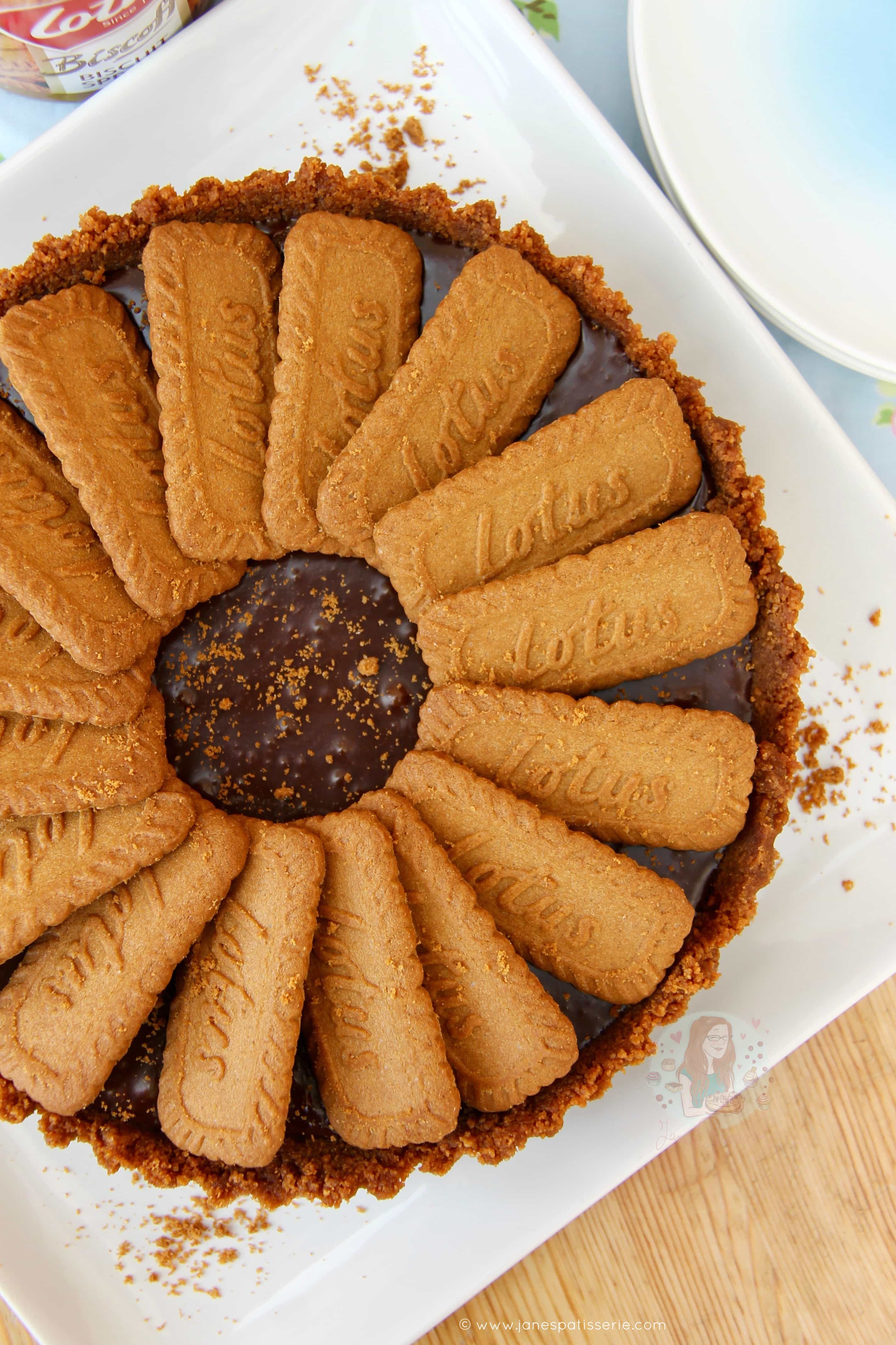 No-Bake Biscoff Tart! - Jane's Patisserie