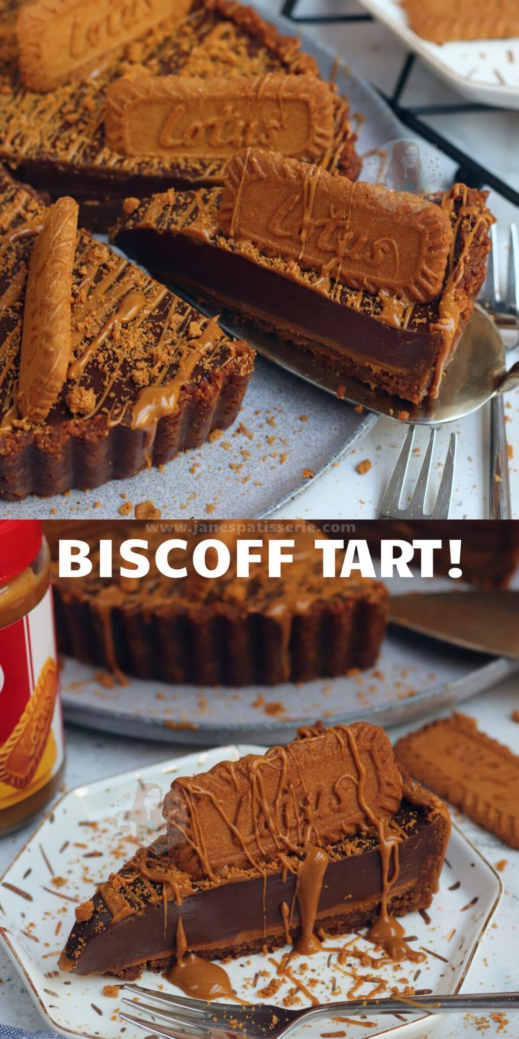 No-Bake Biscoff Tart! - Jane's Patisserie