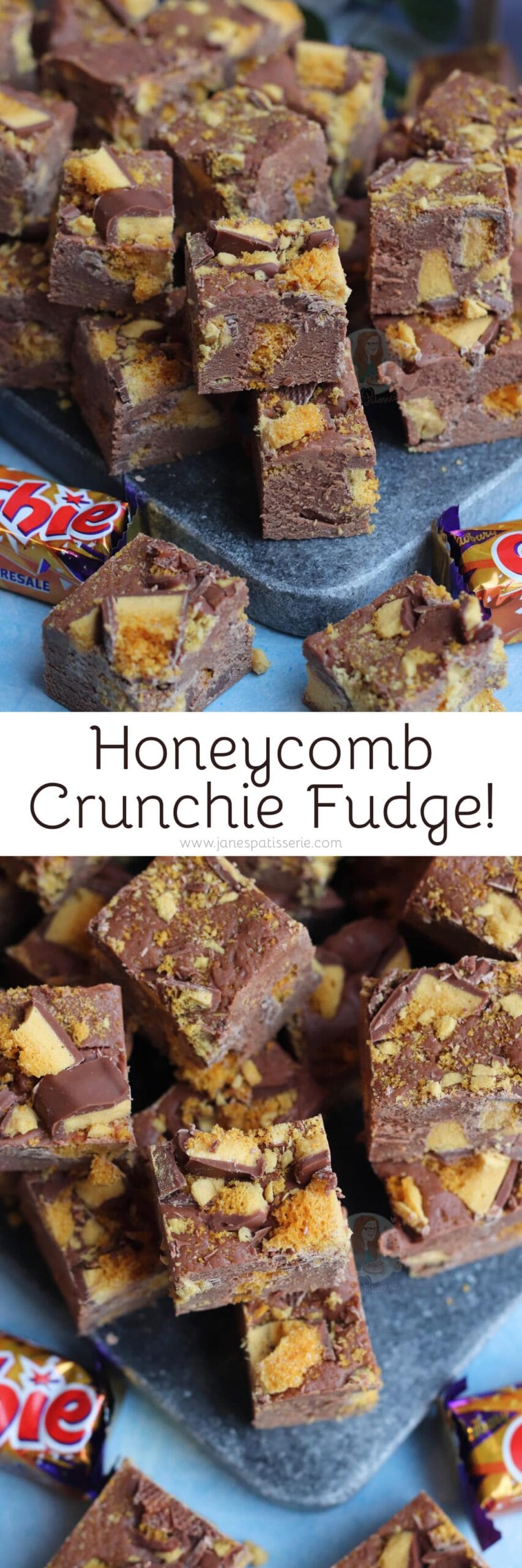 Honeycomb Crunchie Fudge! - Jane's Patisserie