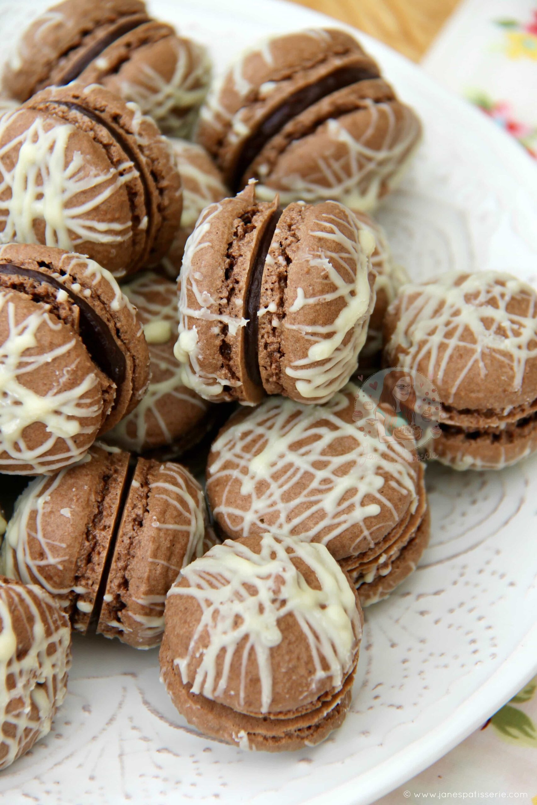 Triple Chocolate Macarons! - Jane's Patisserie