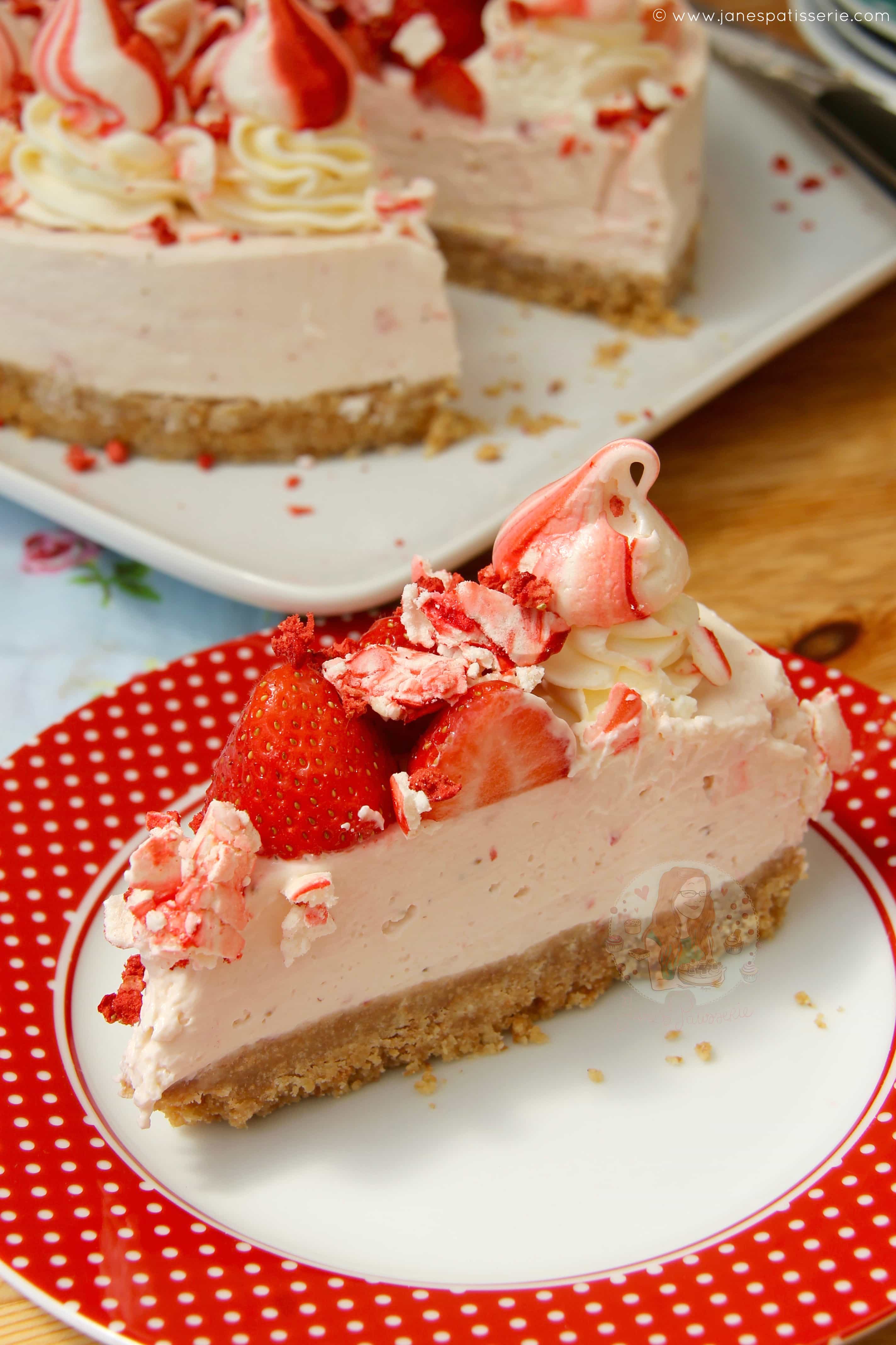 No-Bake Eton Mess Cheesecake! - Jane's Patisserie