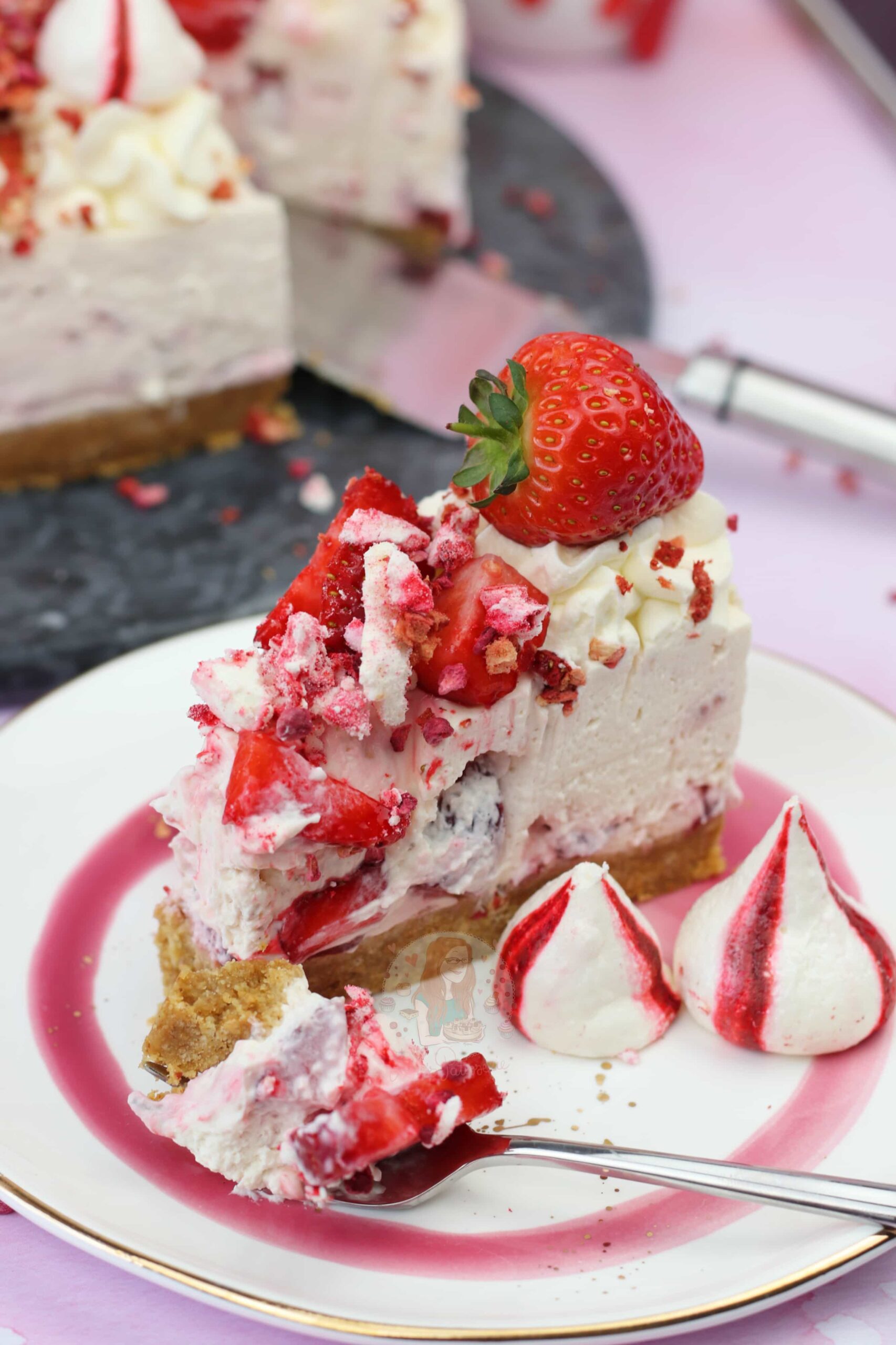 No-Bake Eton Mess Cheesecake! - Jane's Patisserie