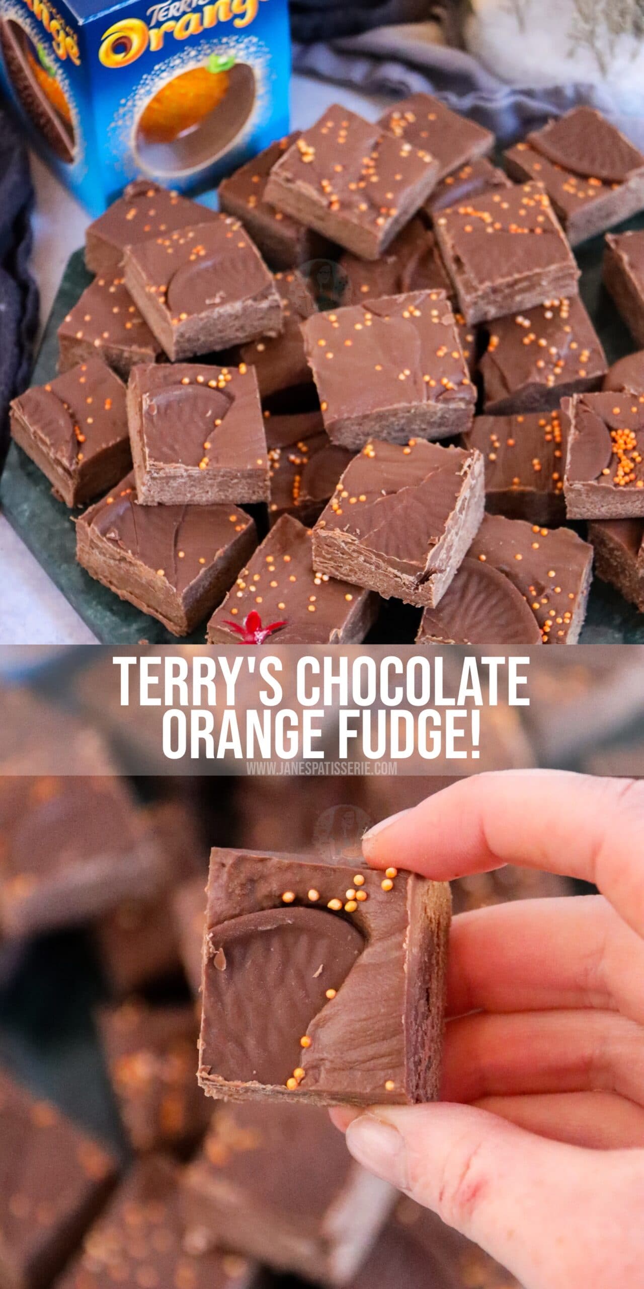 Terry's Chocolate Orange Fudge! - Jane's Patisserie