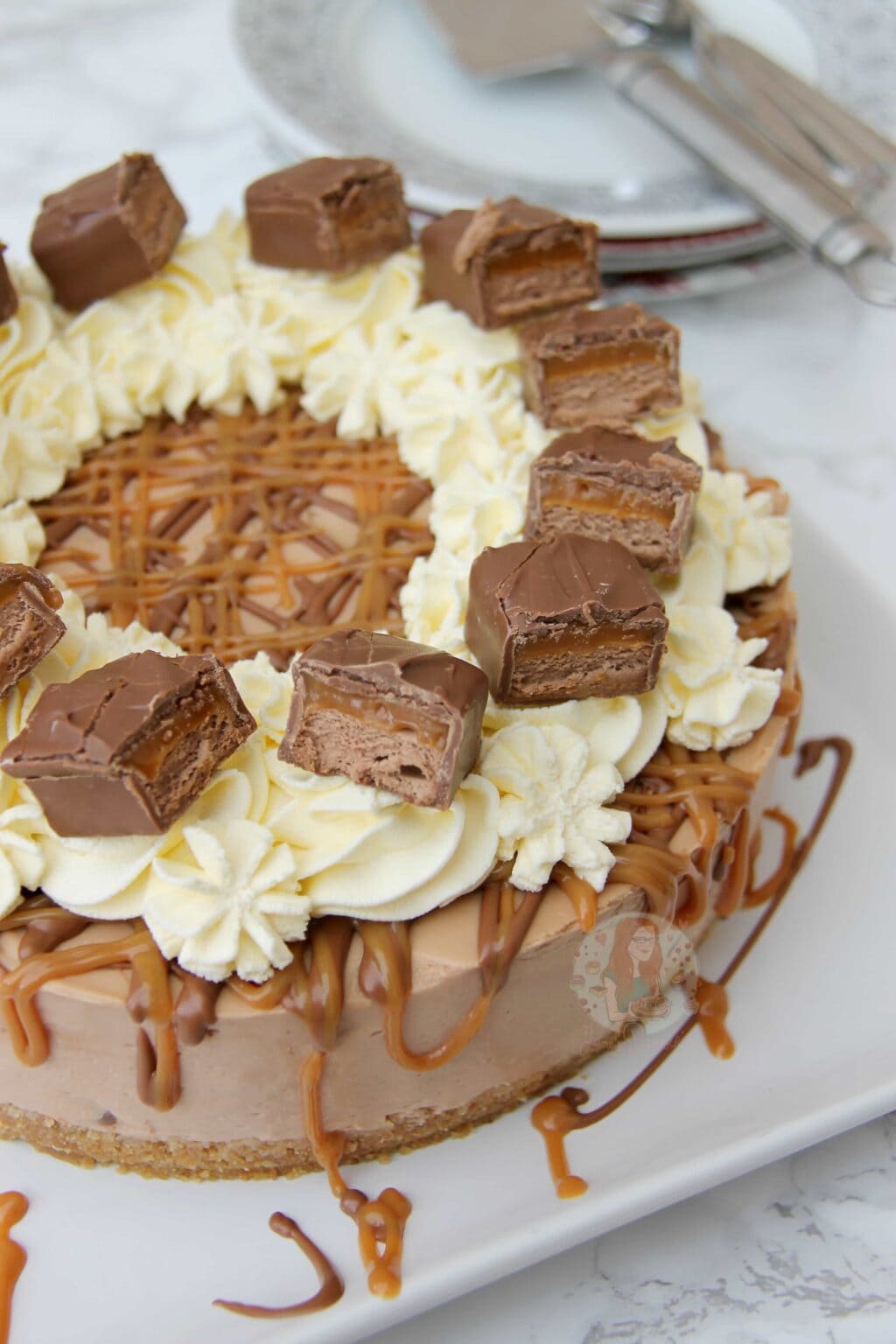 No-Bake Mars Bar Cheesecake! - Jane's Patisserie