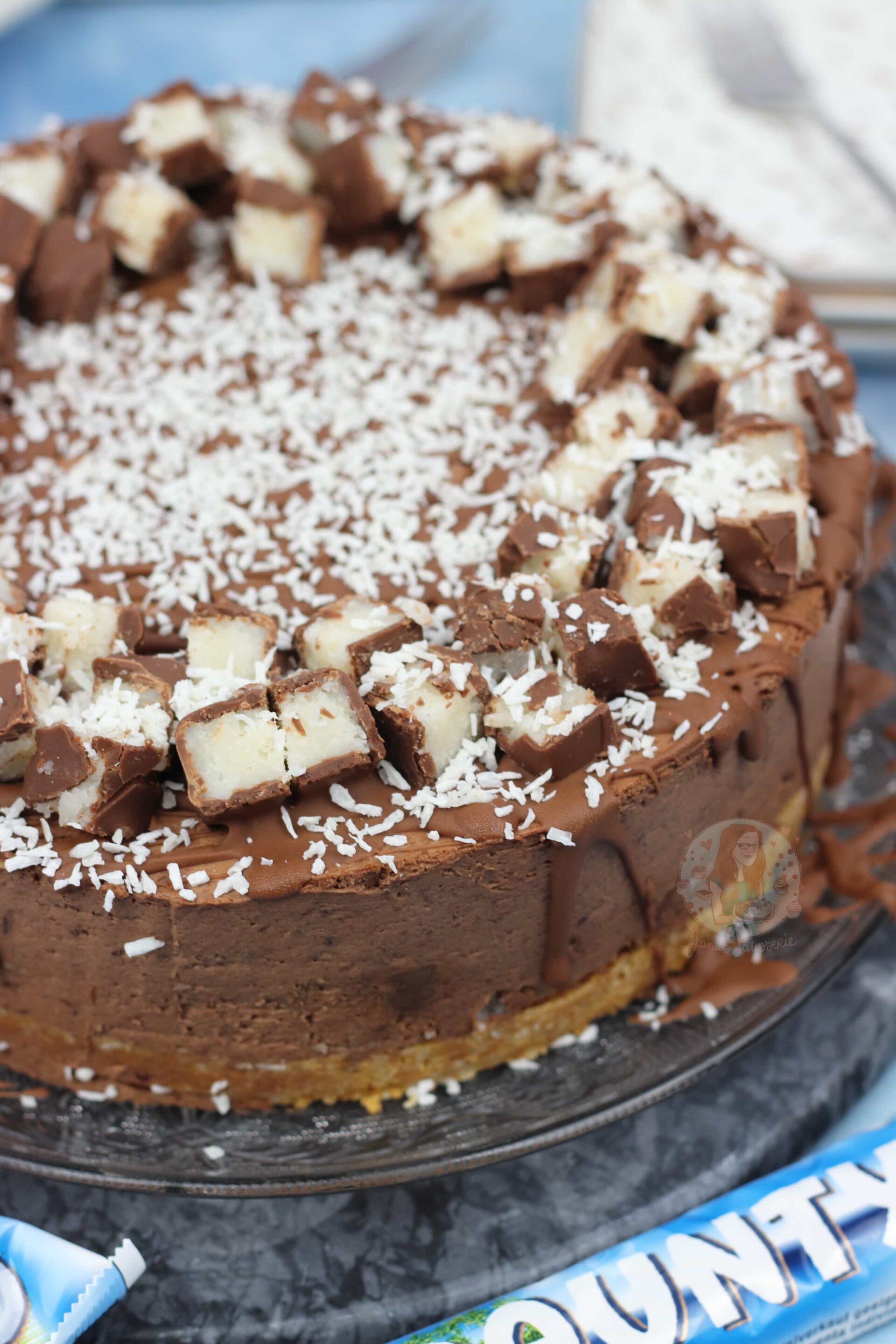 No-Bake Bounty Cheesecake! - Jane's Patisserie