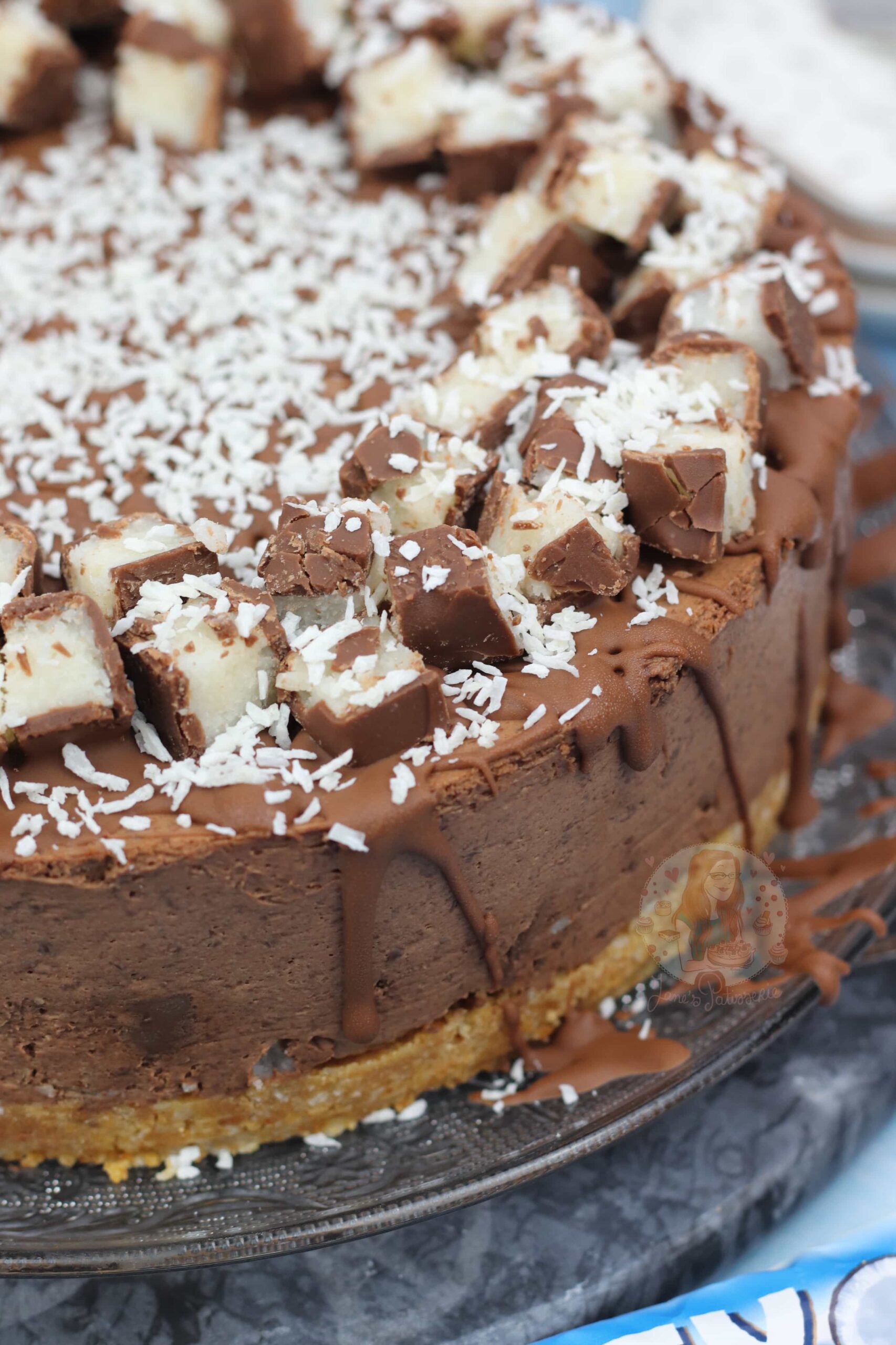 No-Bake Bounty Cheesecake! - Jane's Patisserie