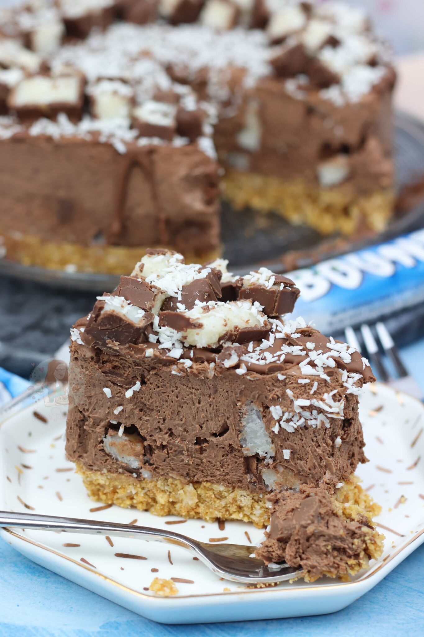 No-Bake Bounty Cheesecake! - Jane's Patisserie