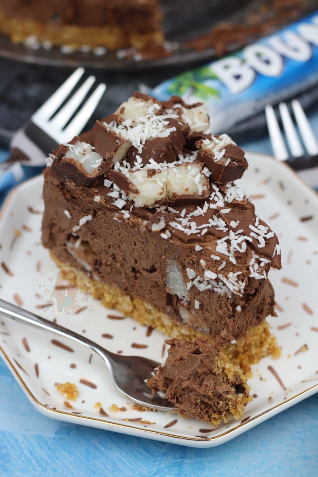 No-Bake Bounty Cheesecake! - Jane's Patisserie