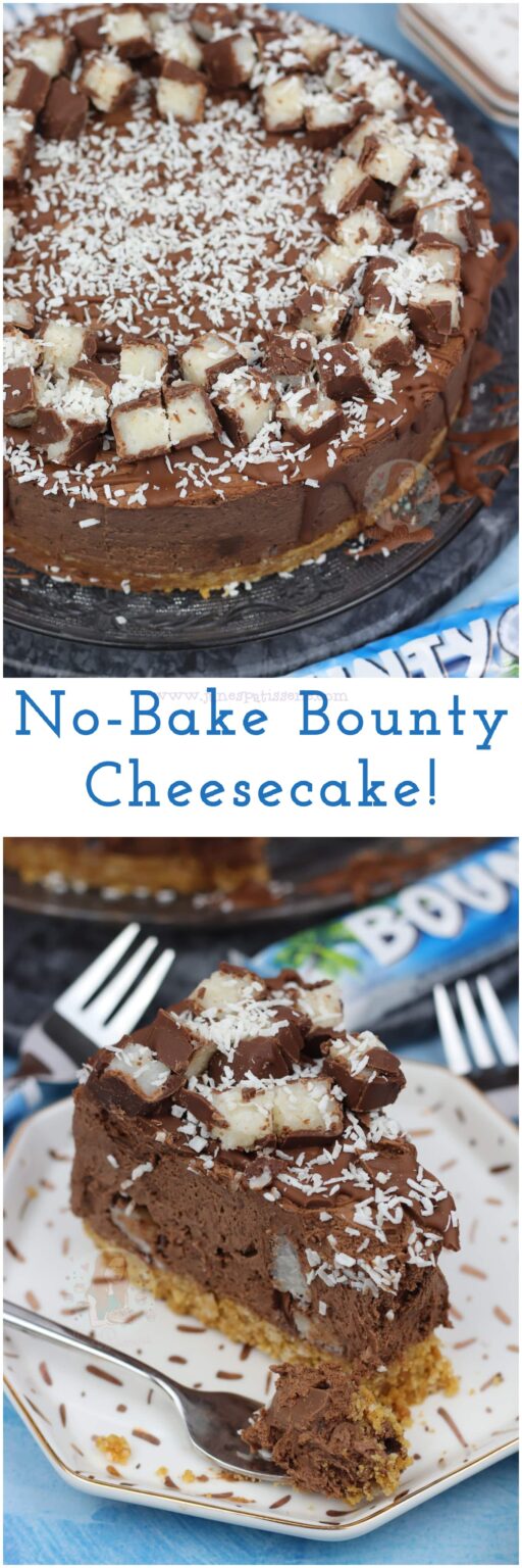 No-Bake Bounty Cheesecake! - Jane's Patisserie