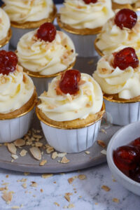 Cherry Bakewell Cupcakes! - Jane's Patisserie