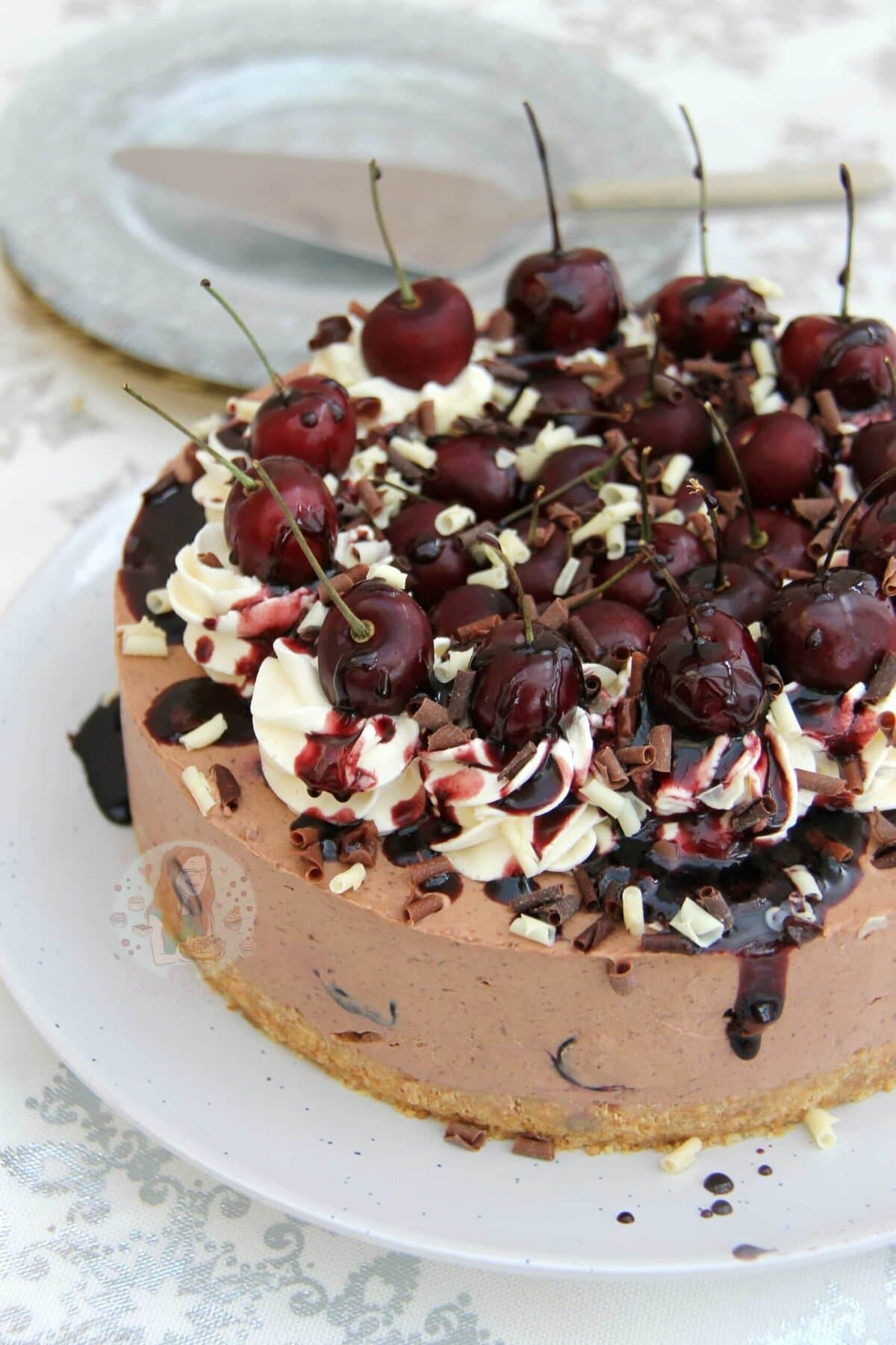No-Bake Black Forest Cheesecake! - Jane's Patisserie