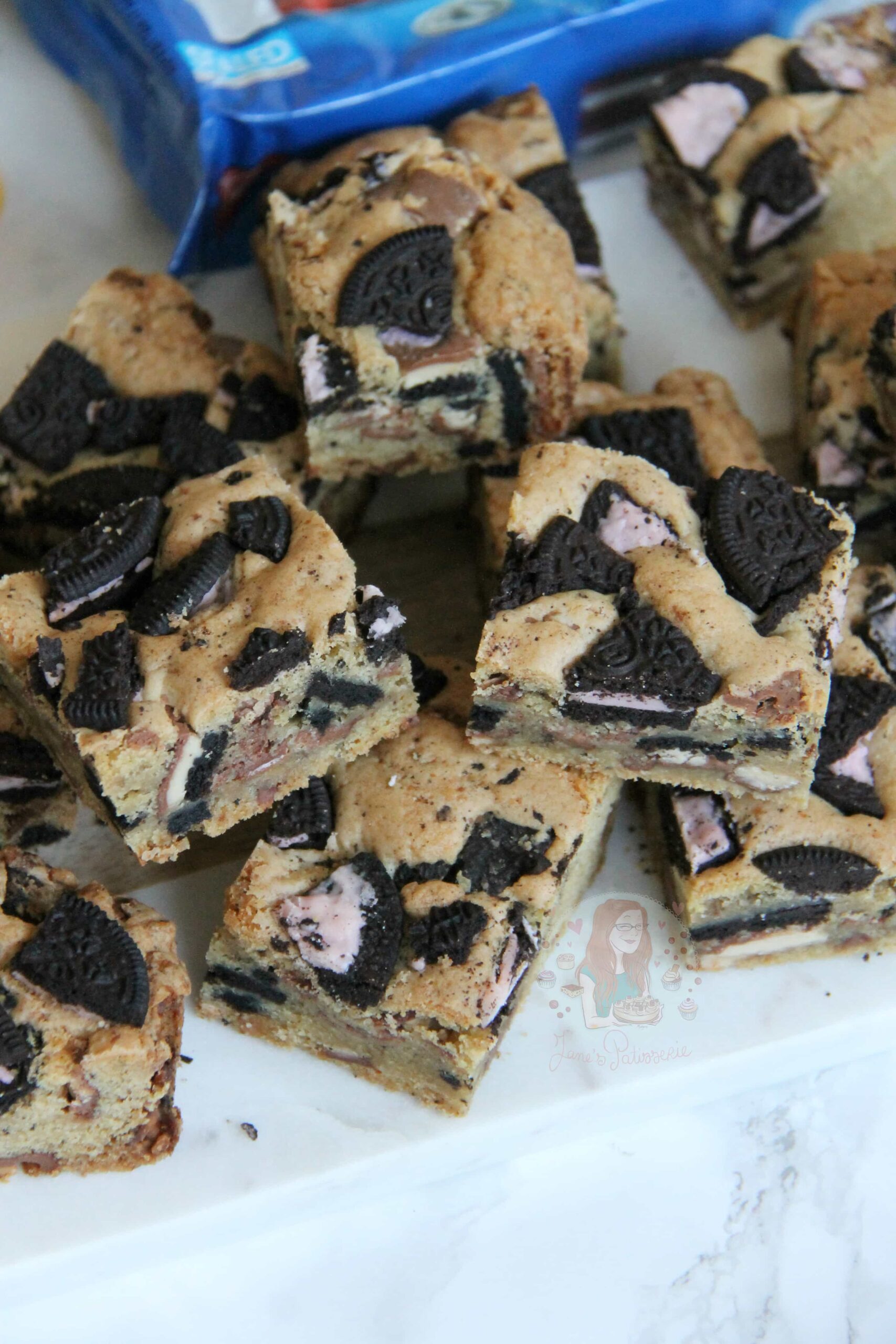 Oreo Cookie Bars! - Jane's Patisserie