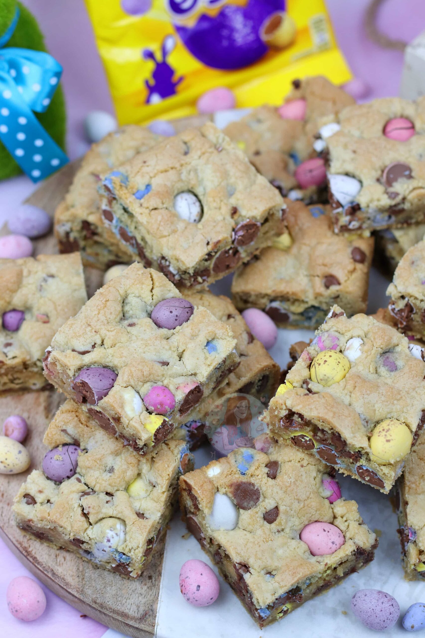 Mini Egg Cookie Bars - Jane's Patisserie