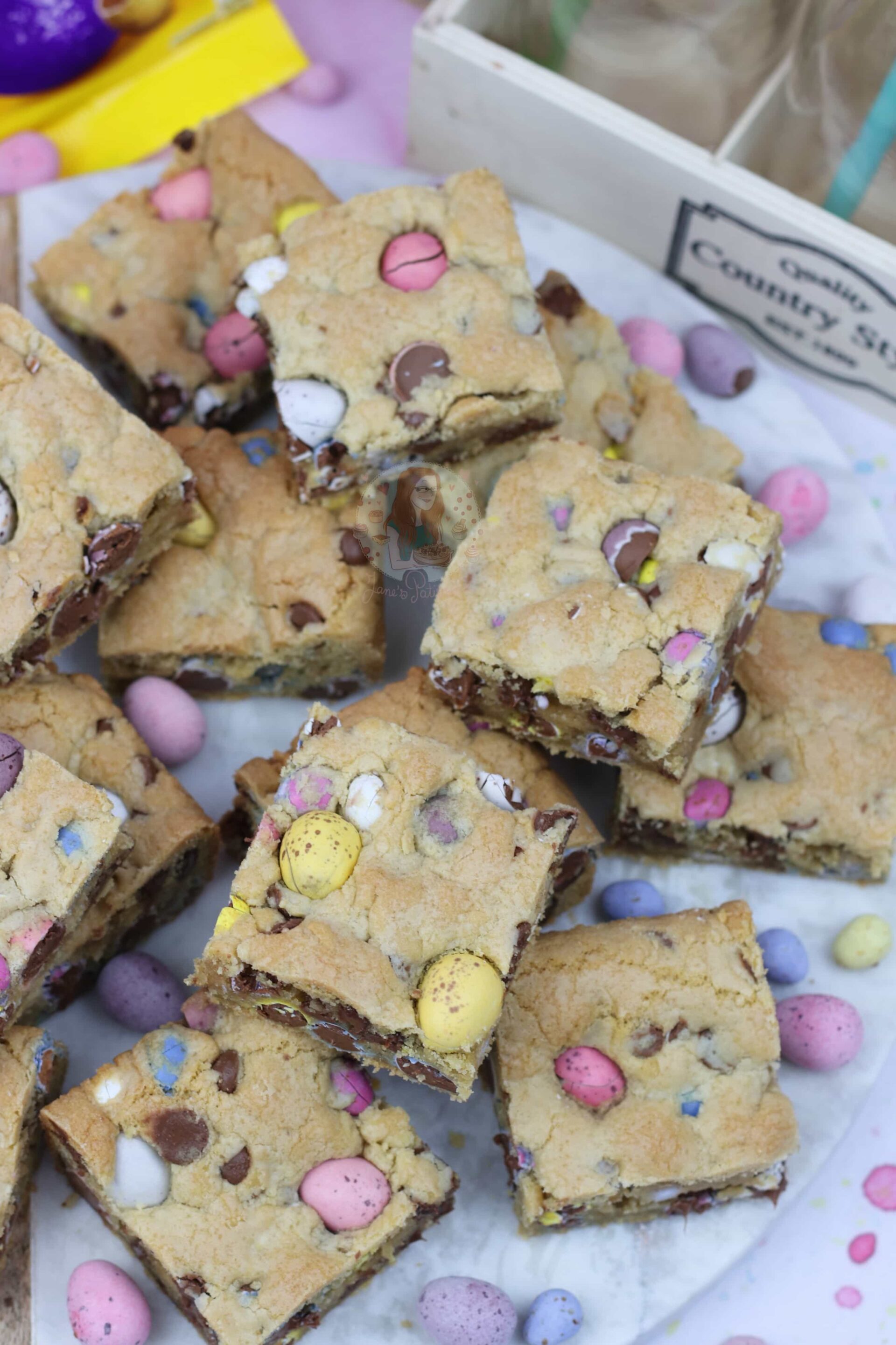 Mini Egg Cookie Bars - Jane's Patisserie