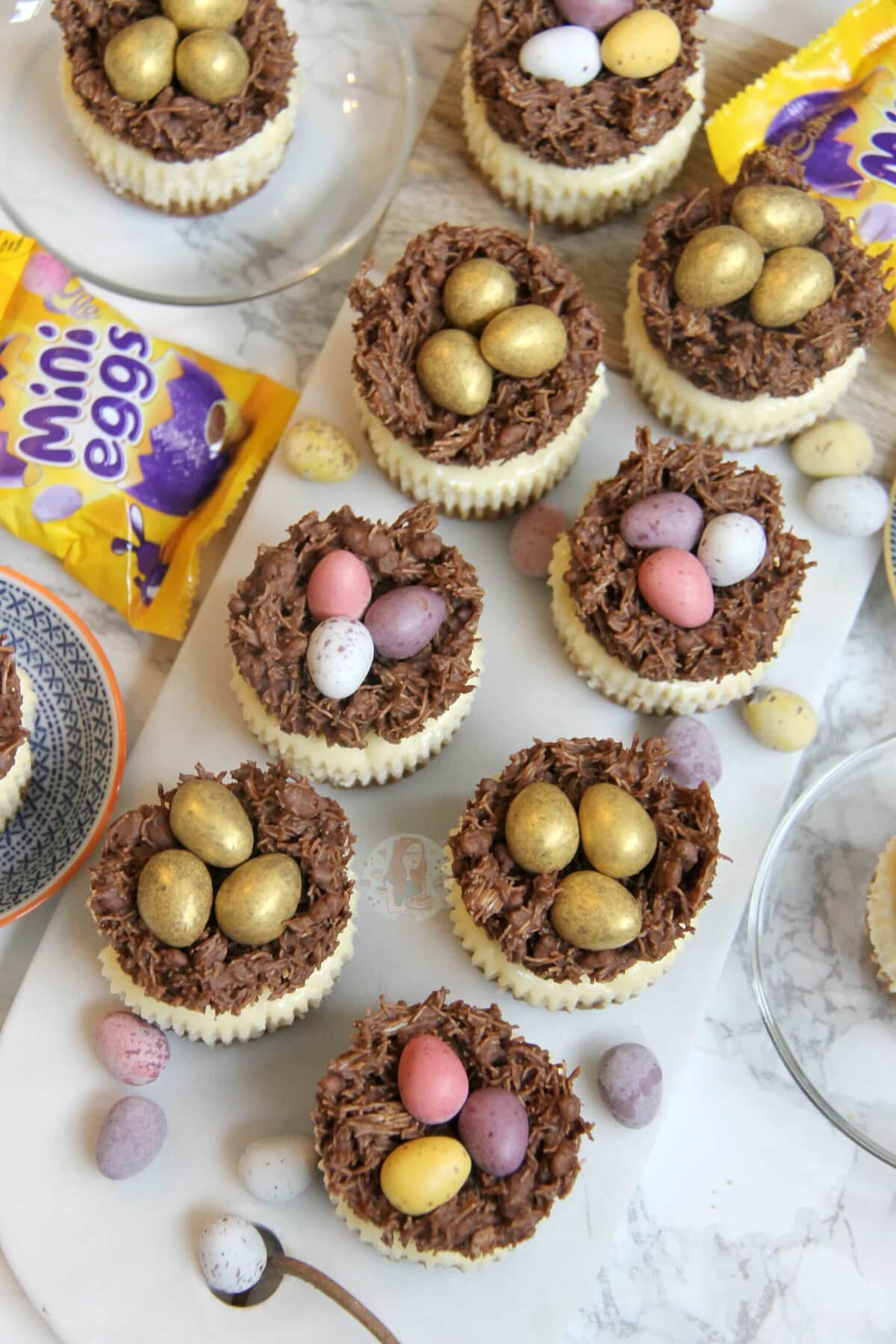 Individual Easter Nest Cheesecakes! - Jane's Patisserie