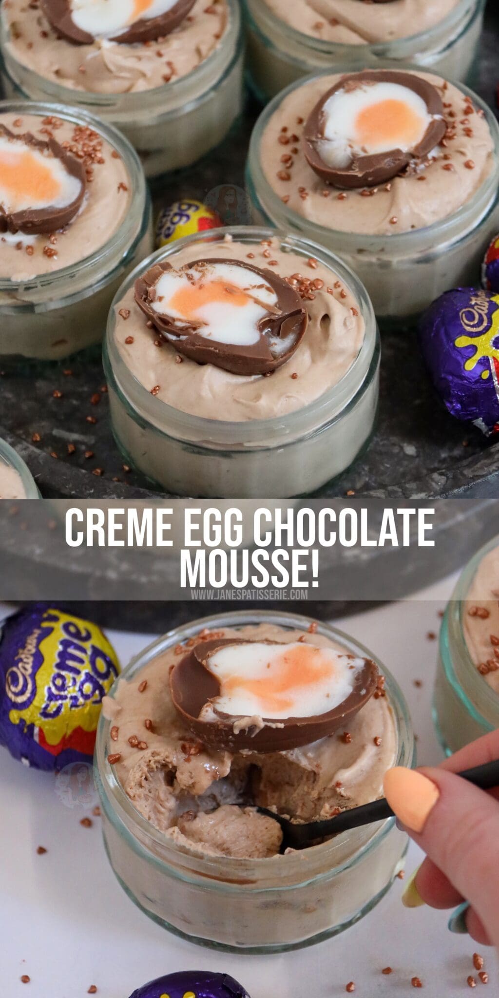 Creme Egg Chocolate Mousse! - Jane's Patisserie