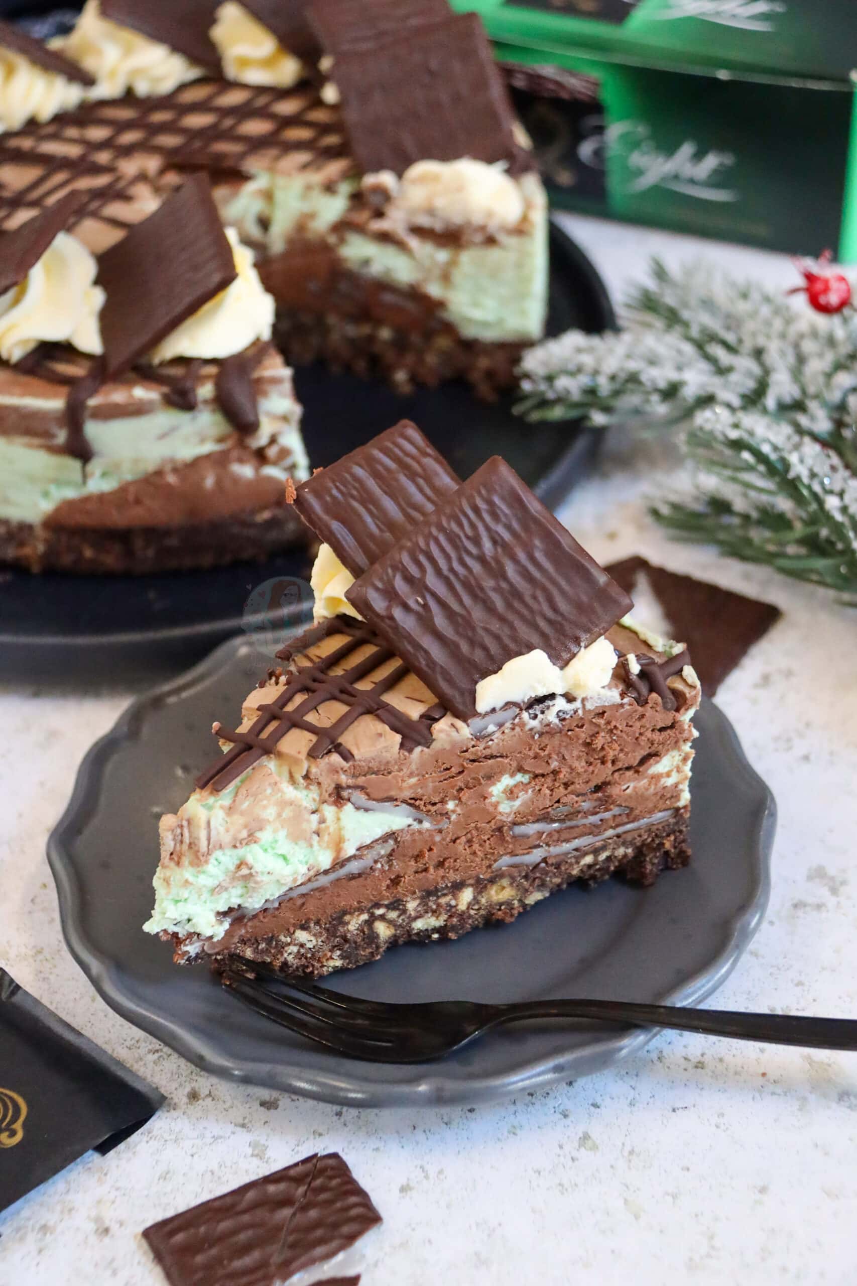 No-Bake After Eight Cheesecake! - Jane's Patisserie