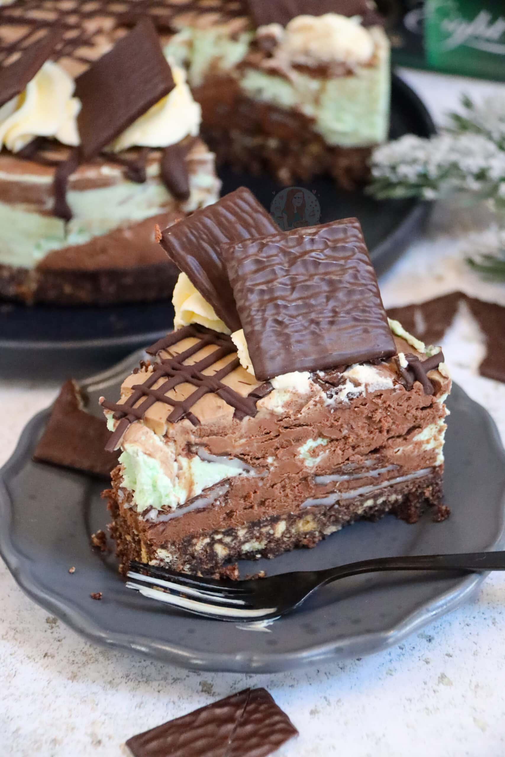 No-Bake After Eight Cheesecake! - Jane's Patisserie