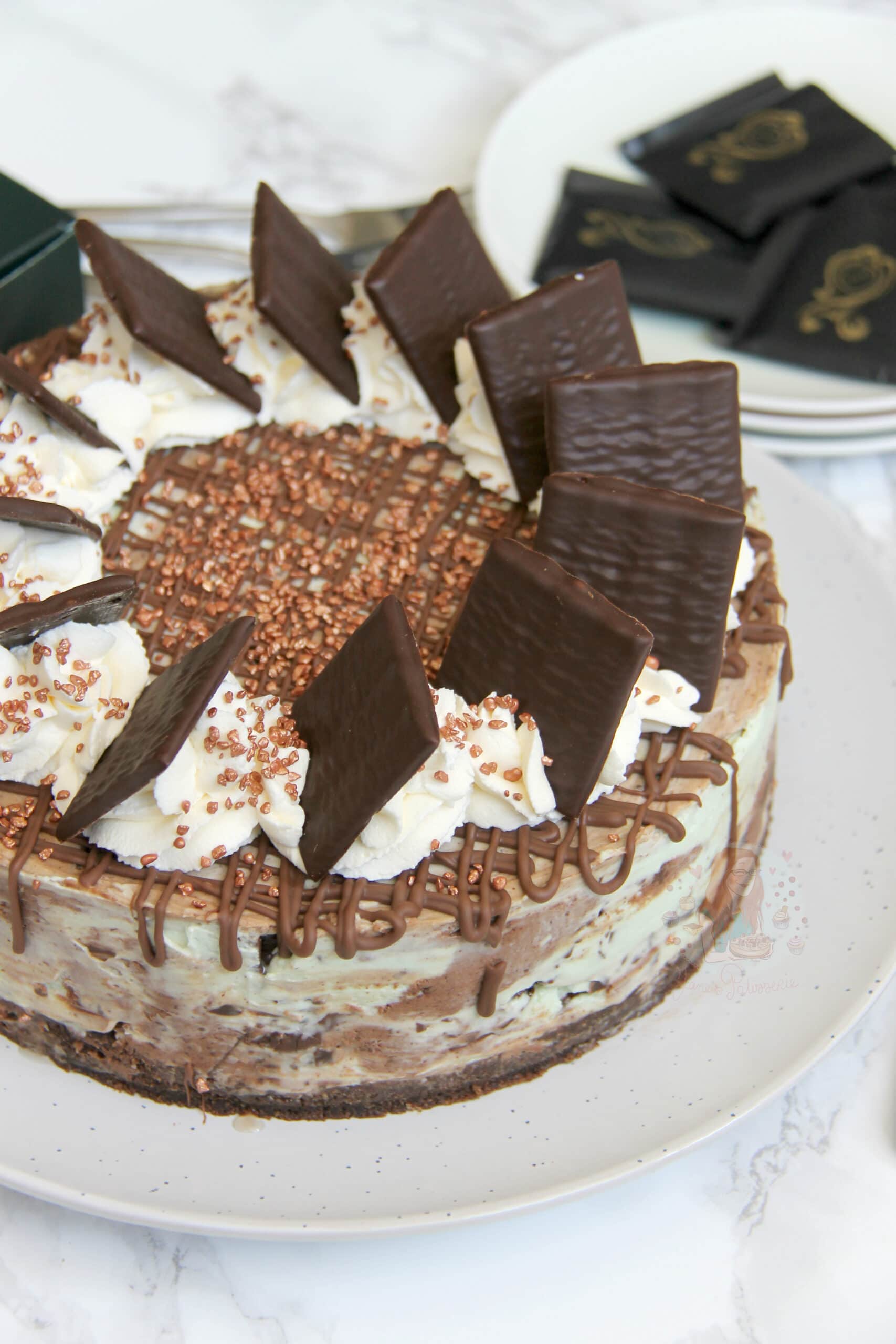 No-Bake After Eight Cheesecake! - Jane's Patisserie