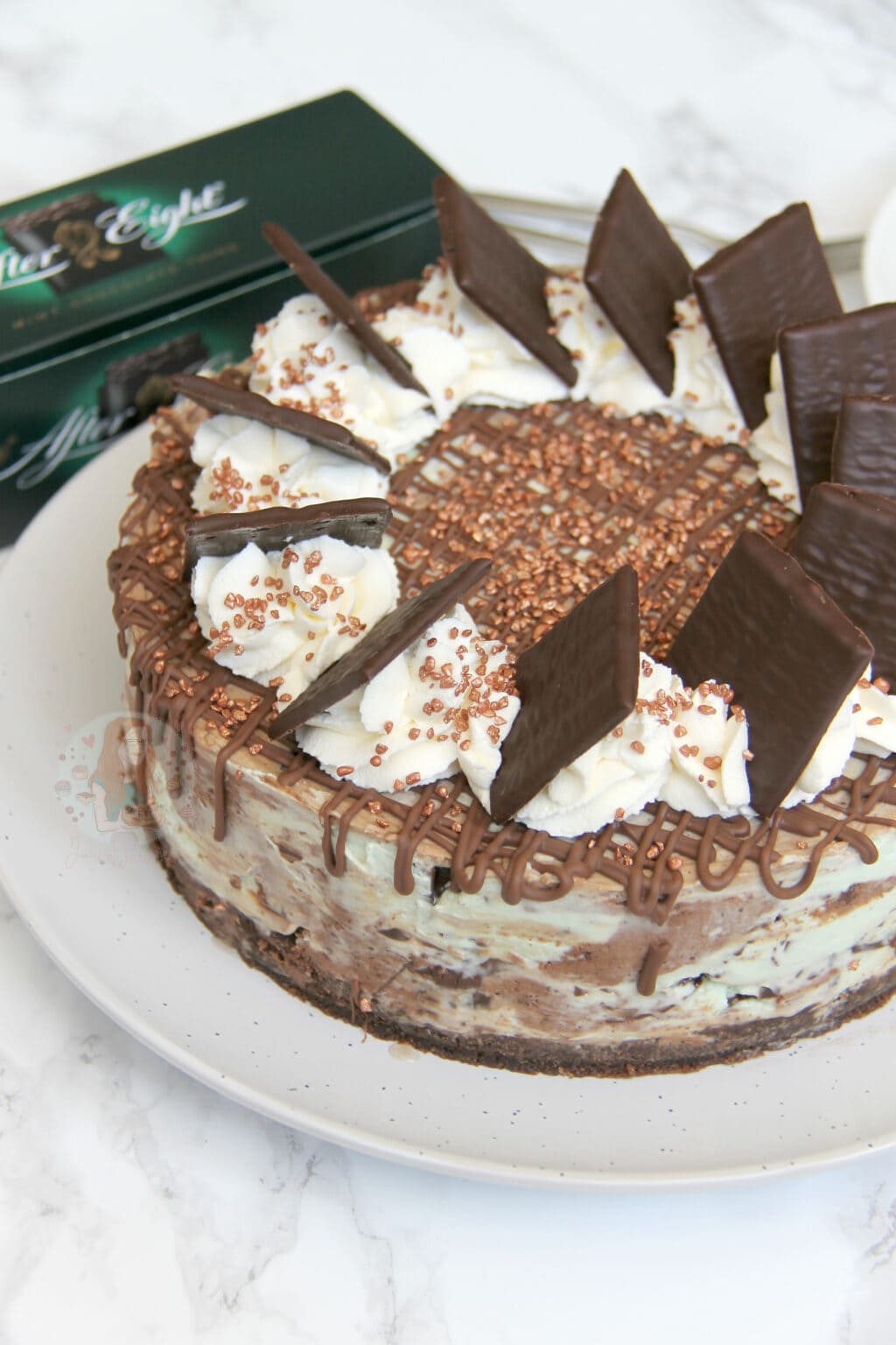 No-Bake After Eight Cheesecake! - Jane's Patisserie