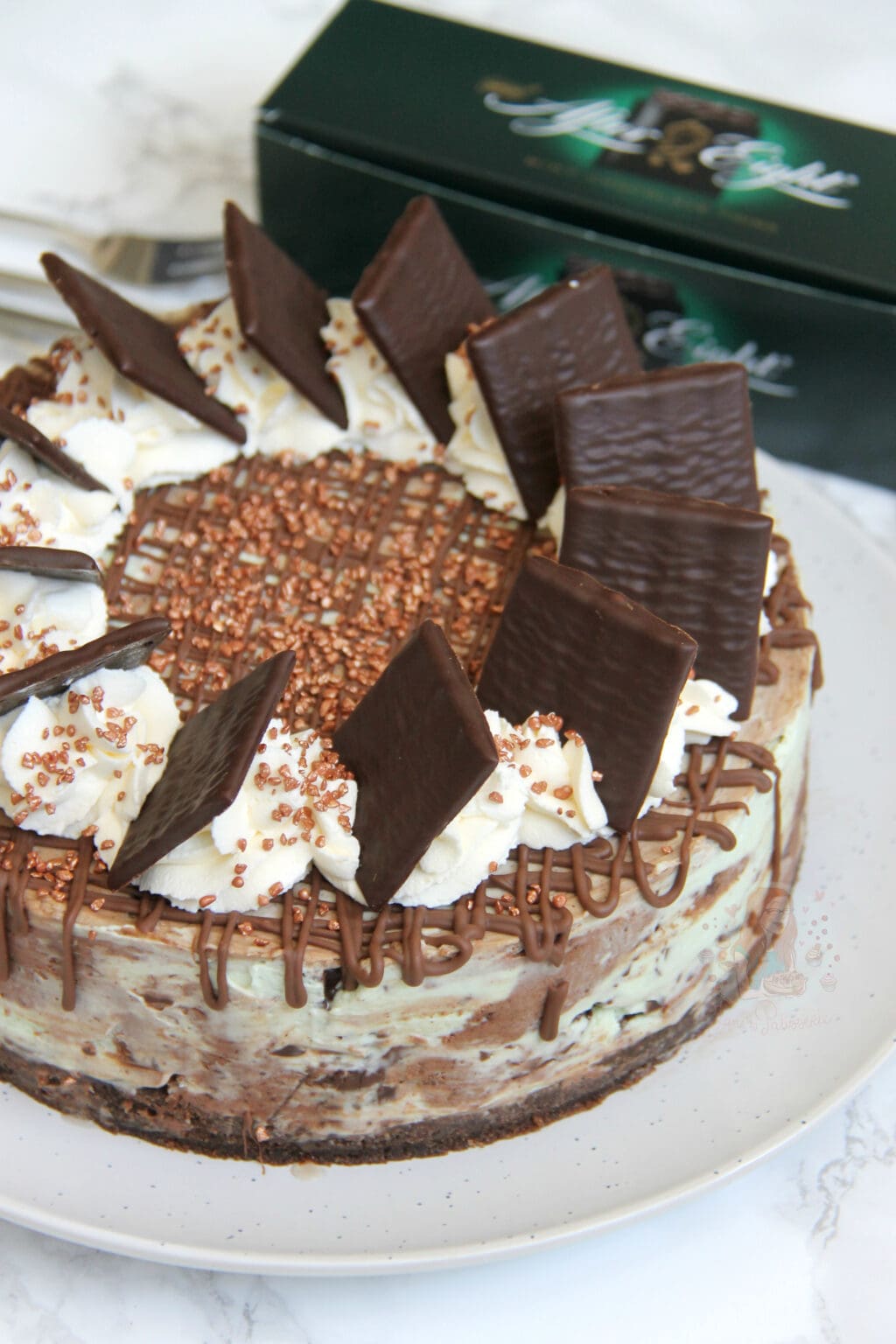 No-Bake After Eight Cheesecake! - Jane's Patisserie