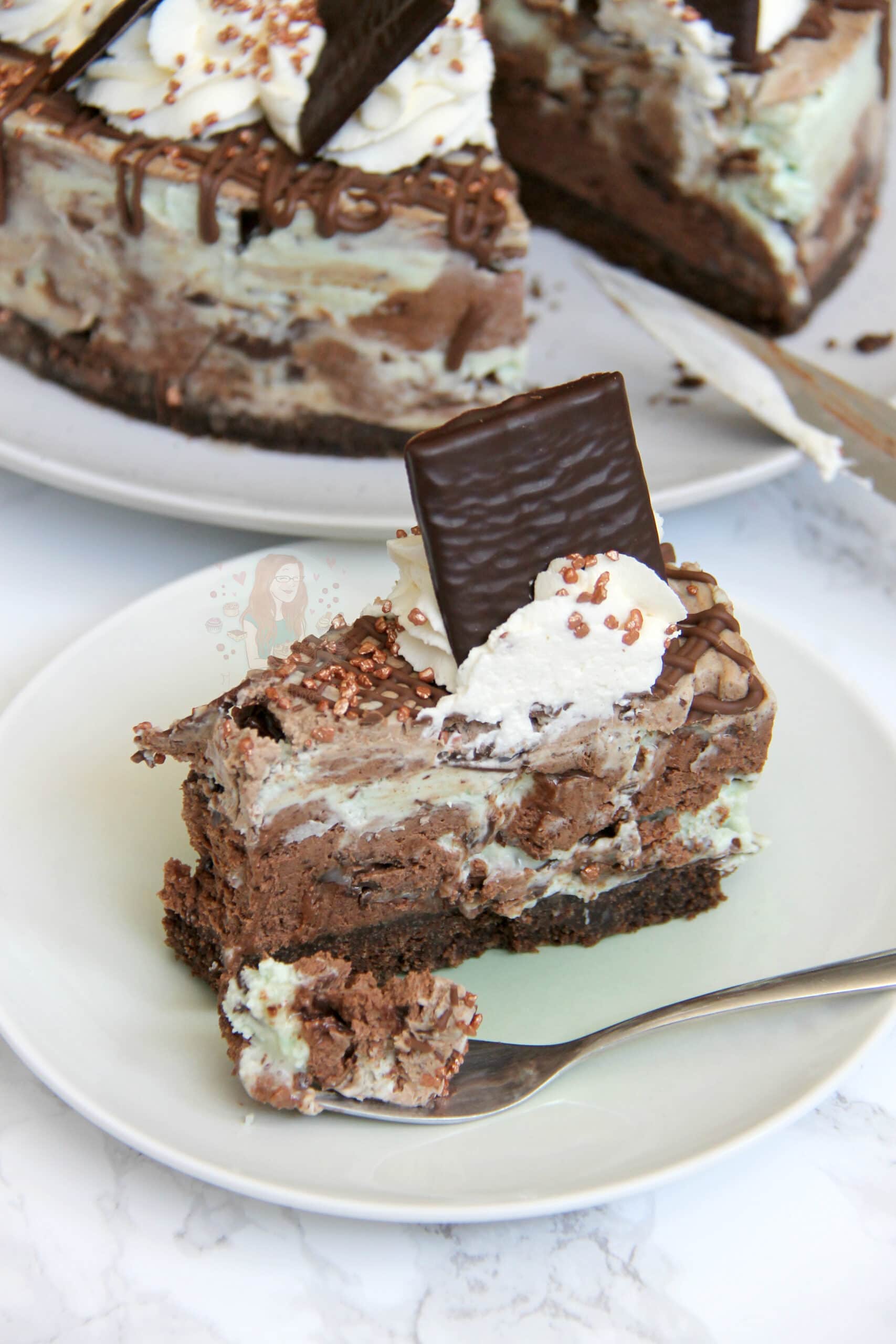 No-Bake After Eight Cheesecake! - Jane's Patisserie