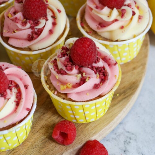 Lemon and Raspberry Cupcakes! - Jane's Patisserie