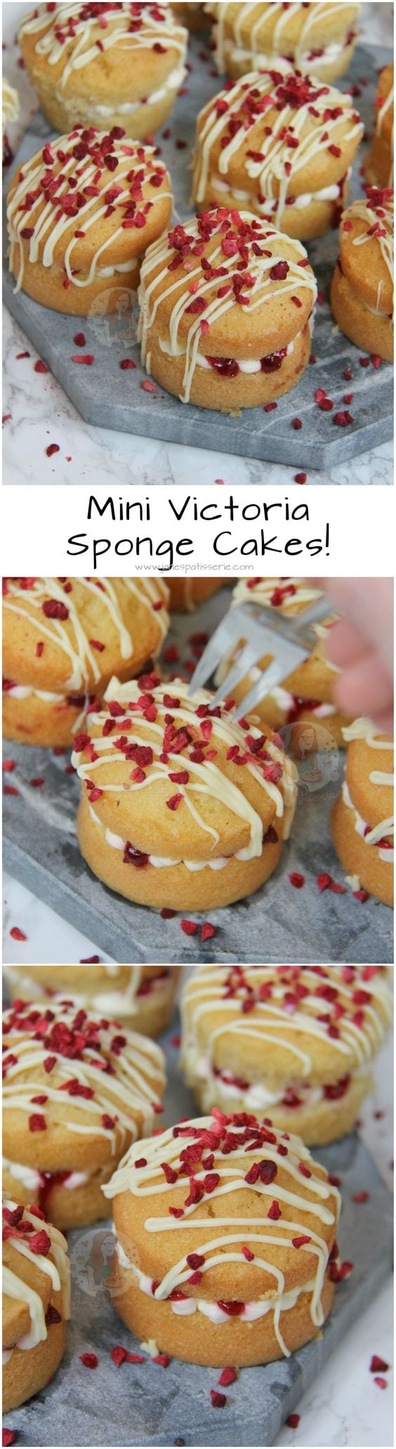 Mini Victoria Sponge Cakes! - Jane's Patisserie