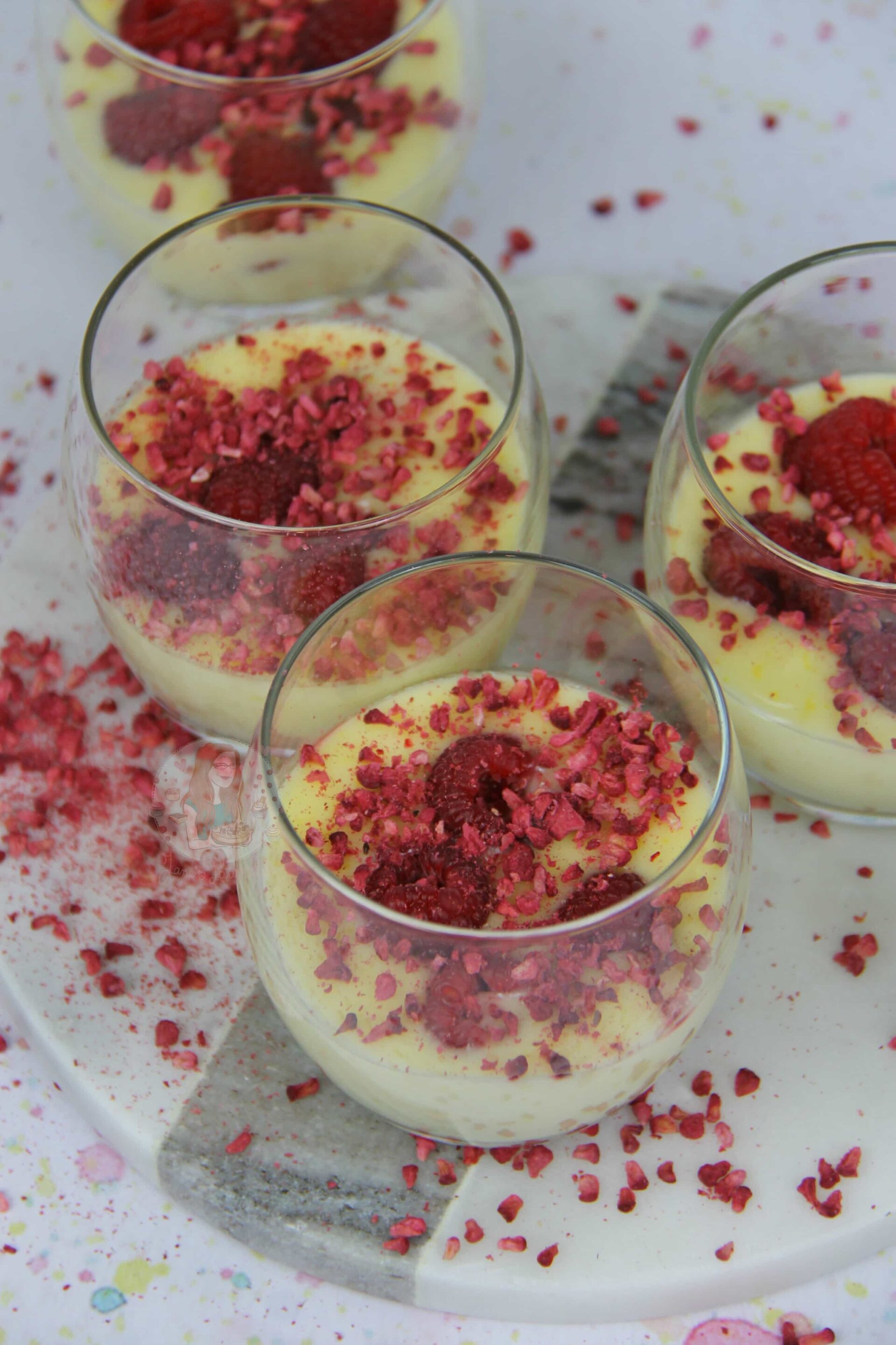 Lemon Raspberry Posset! - Jane's Patisserie