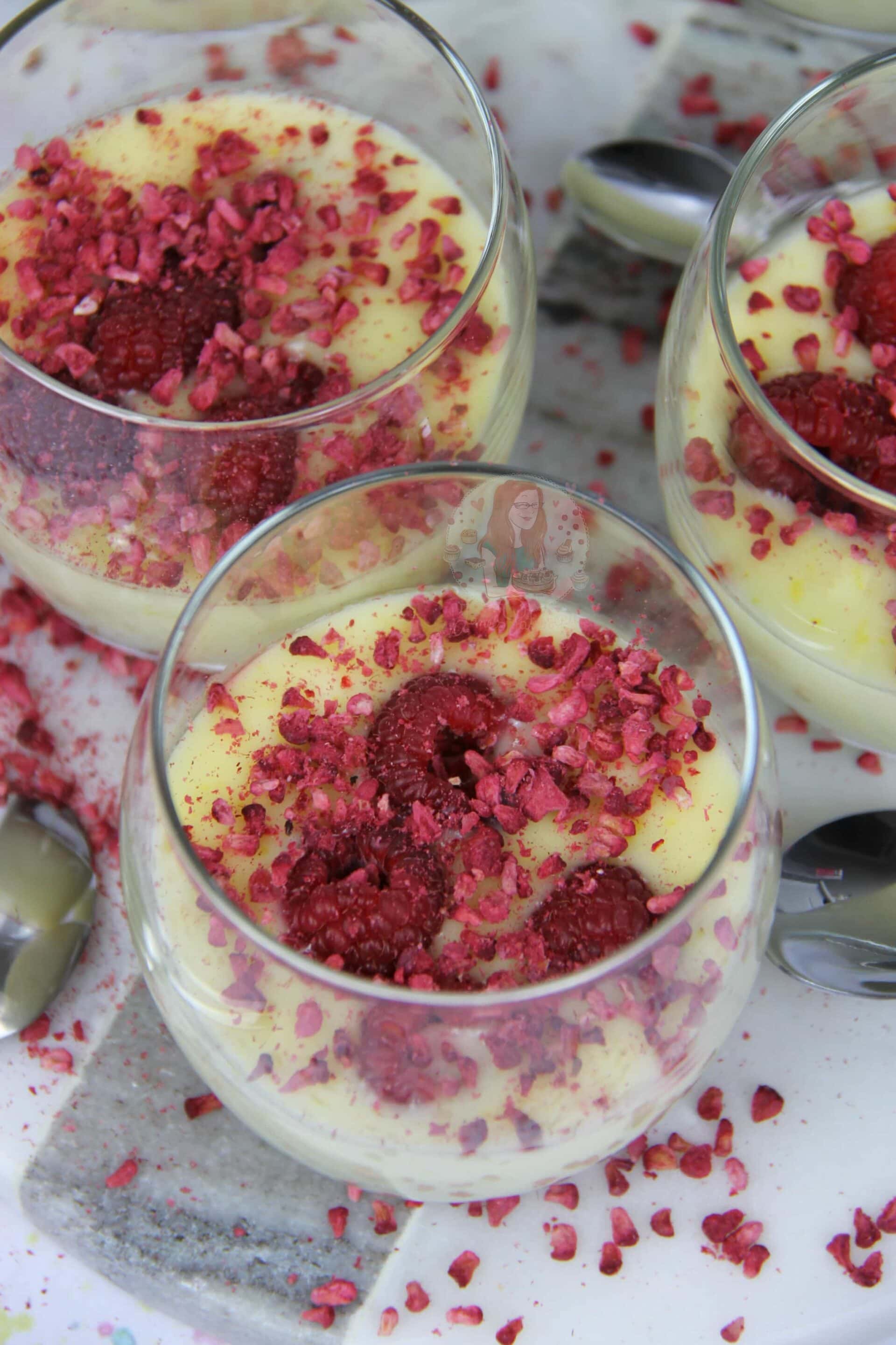 Lemon Raspberry Posset! - Jane's Patisserie