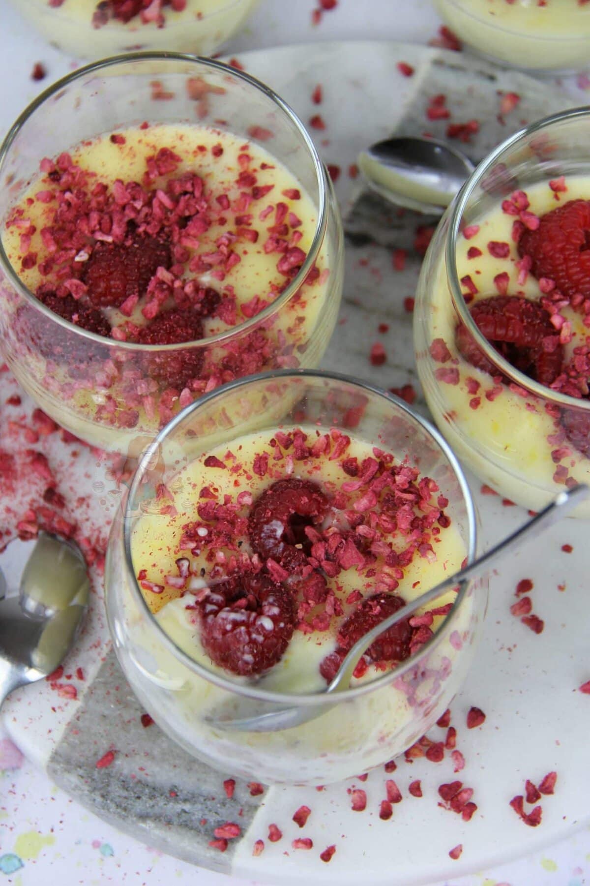 Lemon Raspberry Posset! - Jane's Patisserie