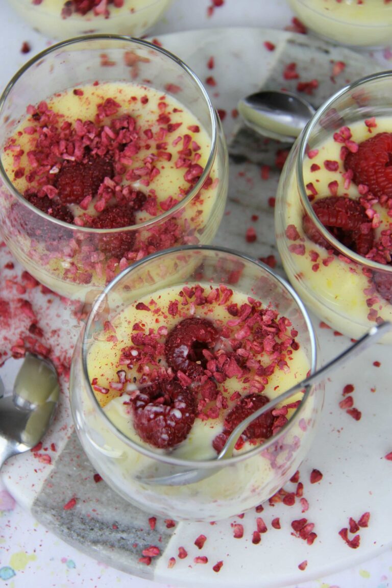 Lemon Raspberry Posset! - Jane's Patisserie