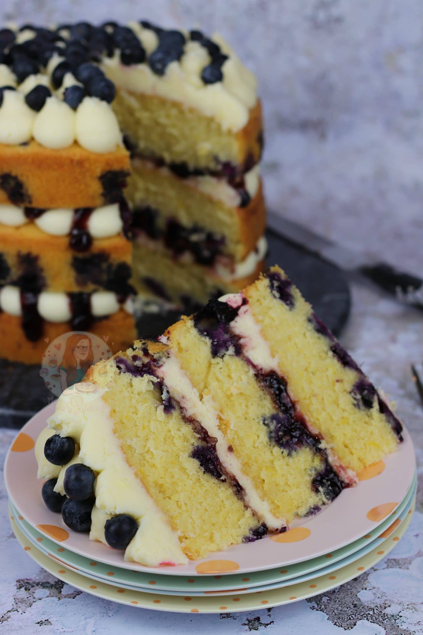 Lemon & Blueberry Cake! - Jane's Patisserie