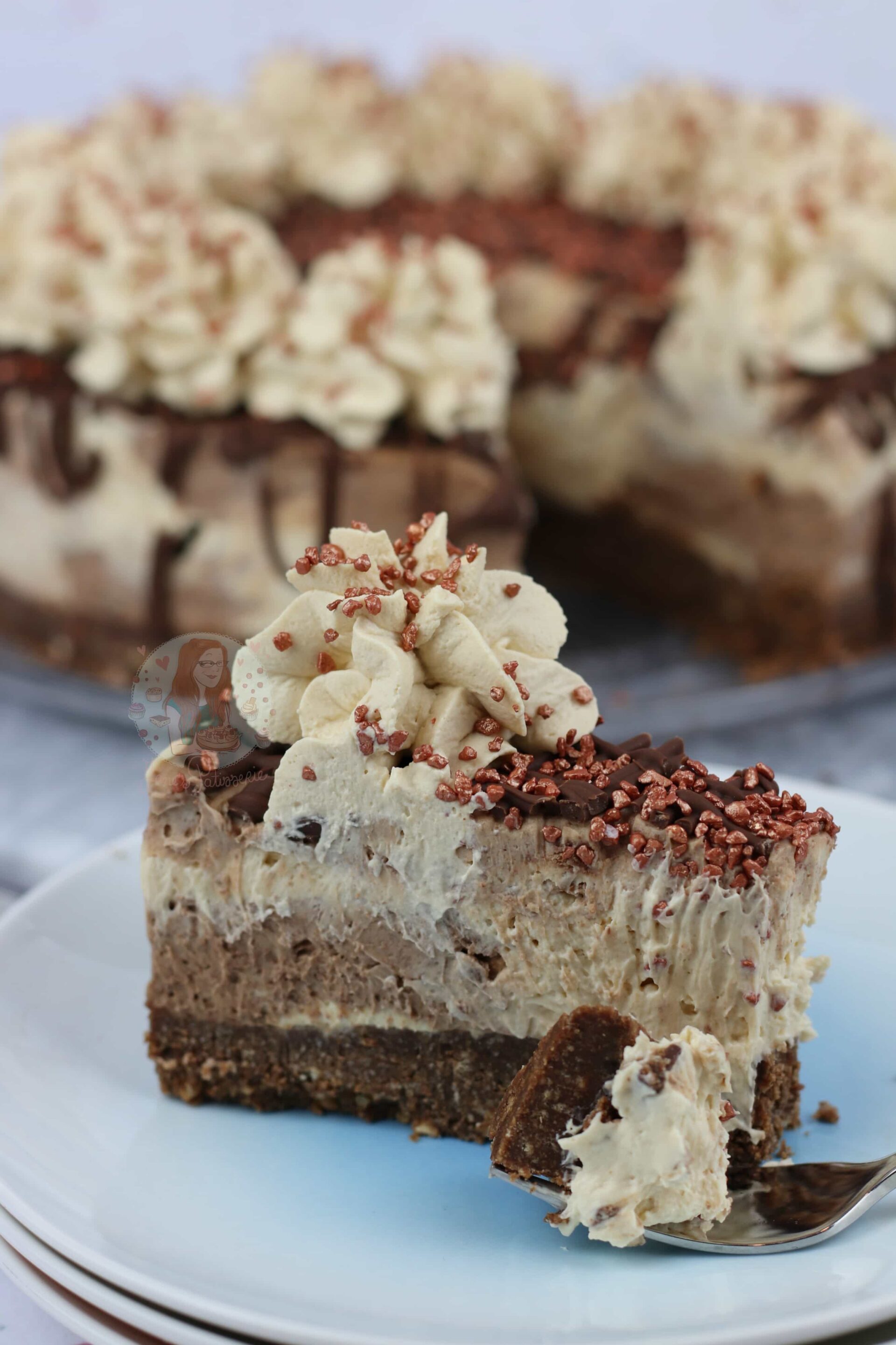 No-Bake Mocha Cheesecake! - Jane's Patisserie