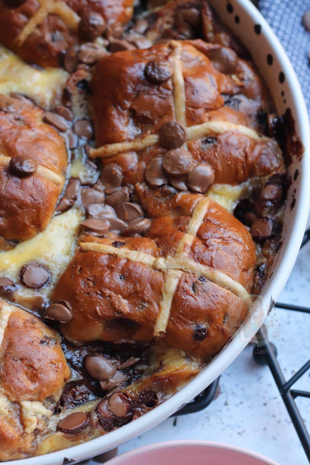 Hot Cross Bun Pudding! - Jane's Patisserie
