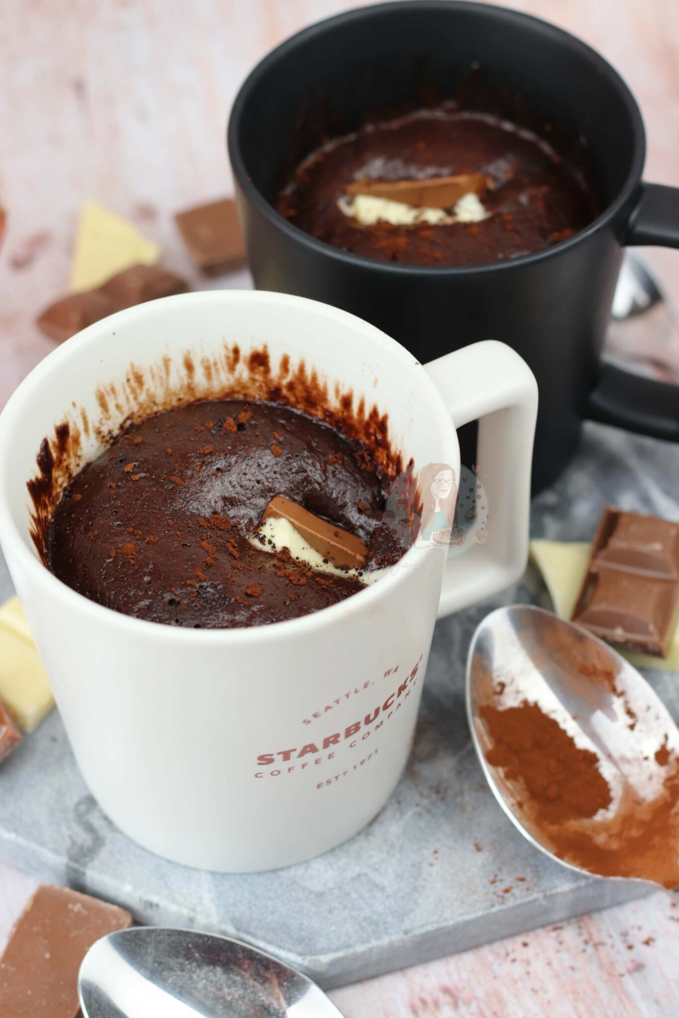 Chocolate Mug Cakes! - Jane's Patisserie