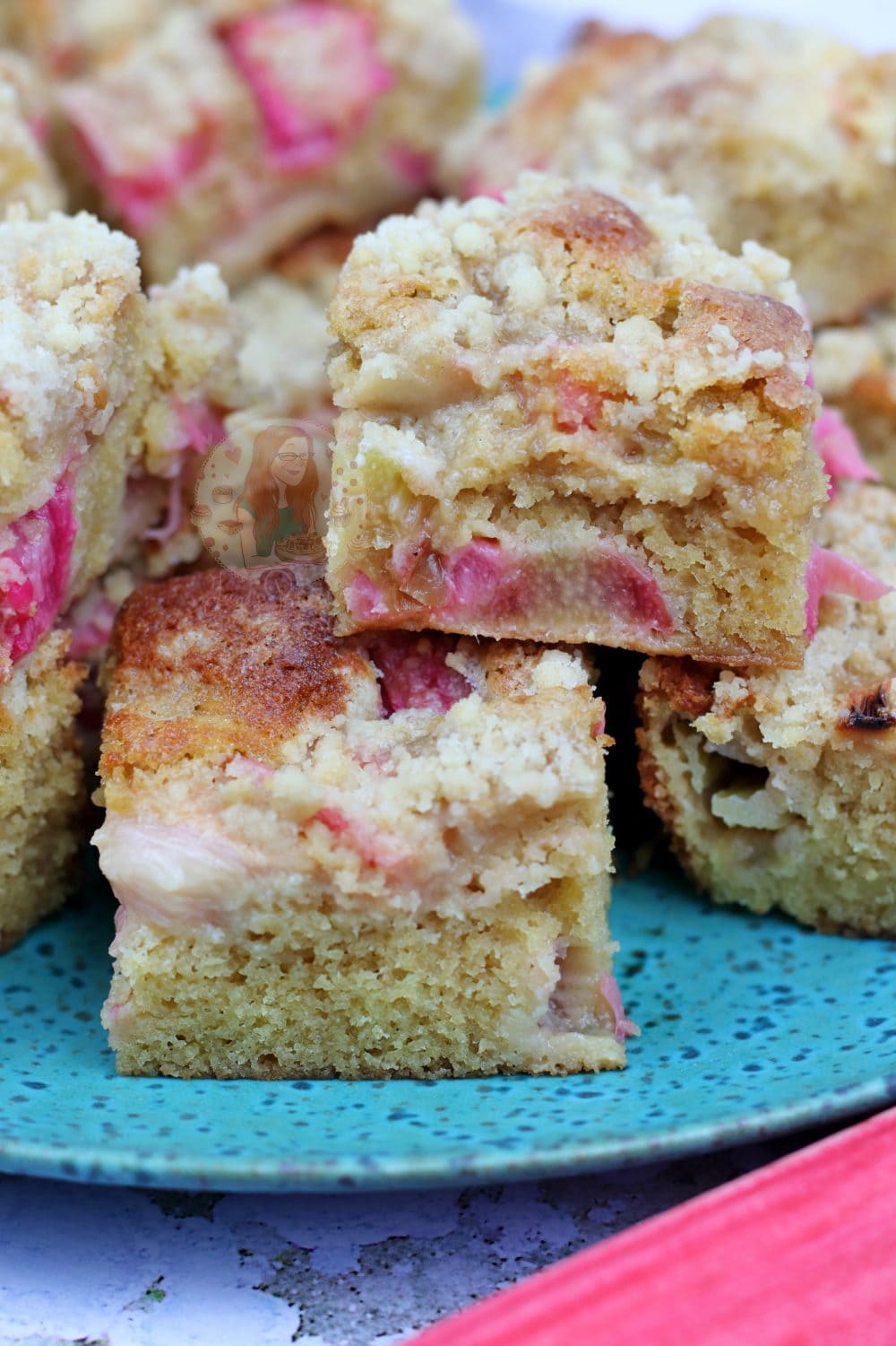 Rhubarb Crumble Cake! - Jane's Patisserie