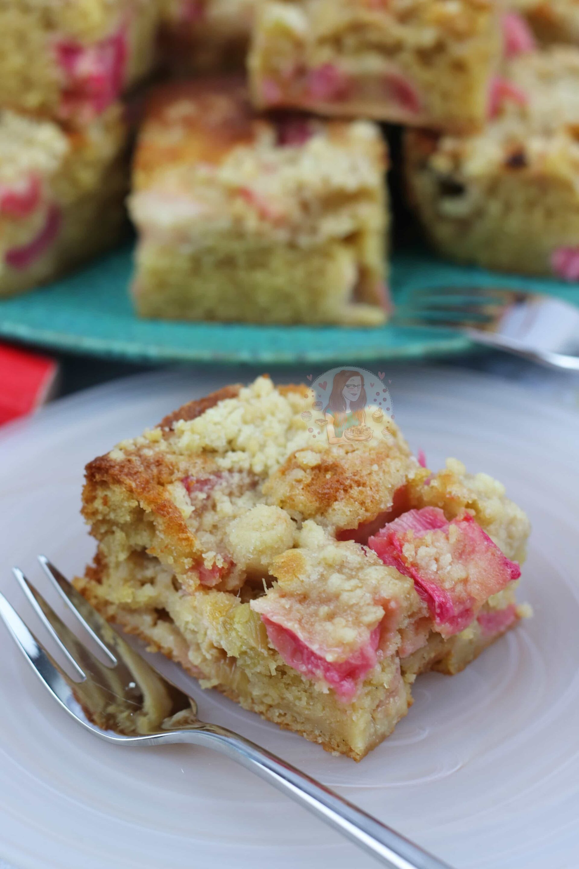 Rhubarb Crumble Cake! - Jane's Patisserie