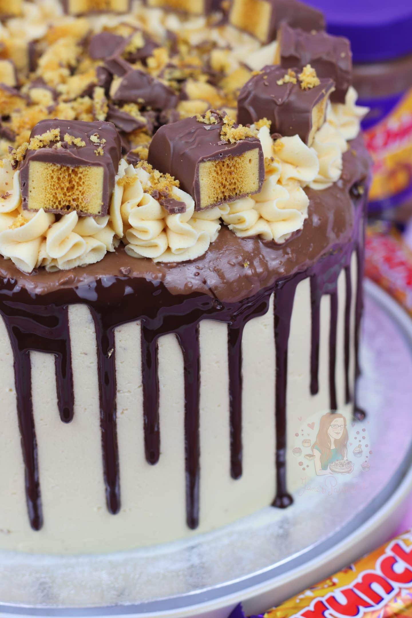 Crunchie Drip Cake! - Jane's Patisserie