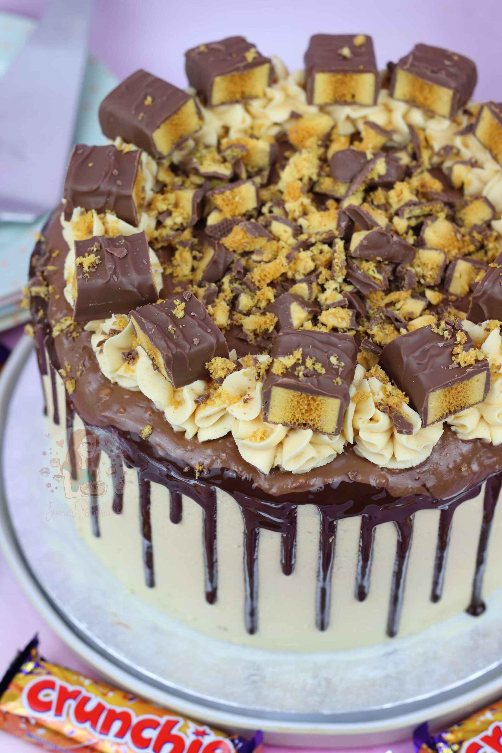 Crunchie Drip Cake! - Jane's Patisserie